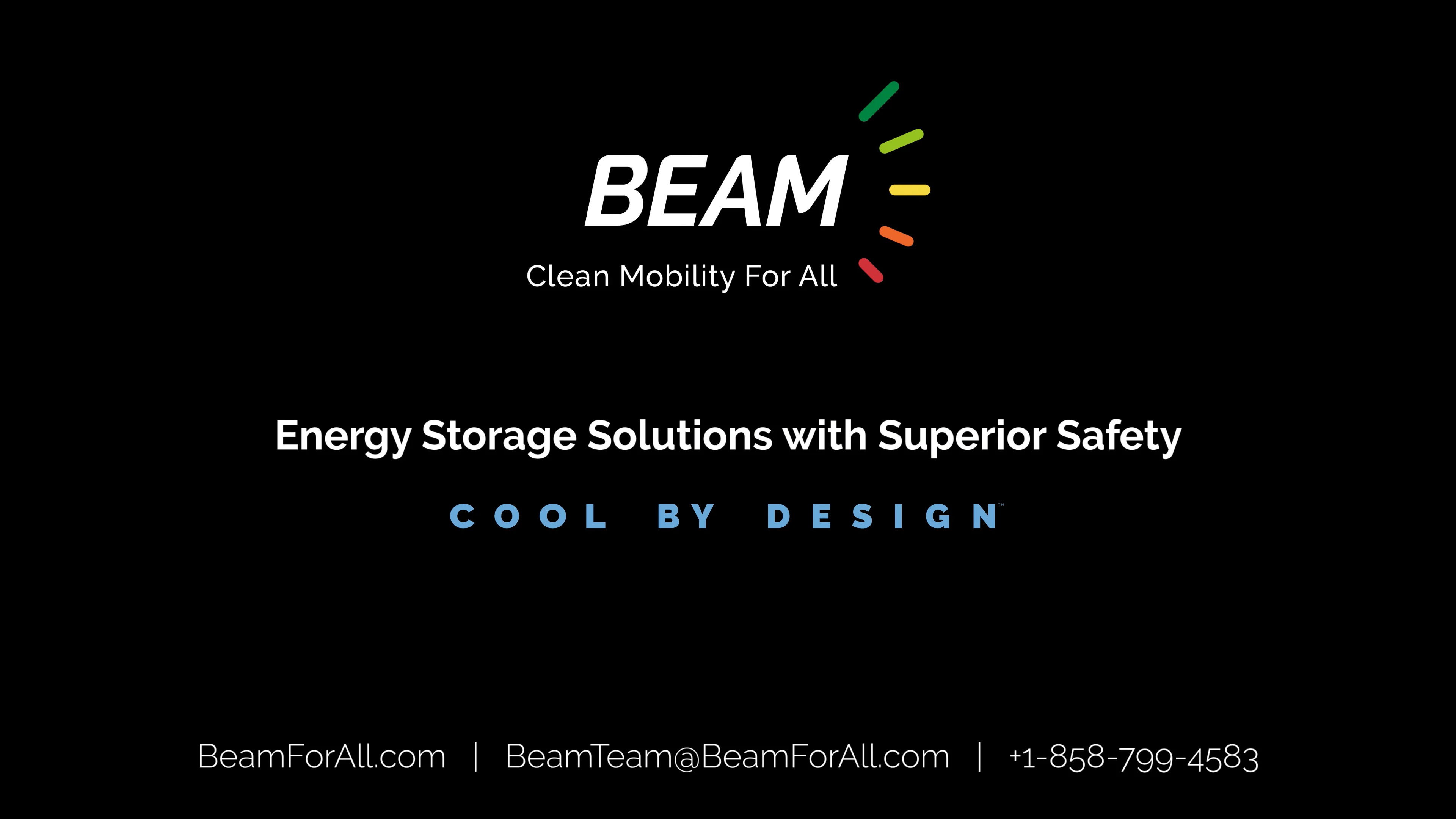 Beam Global – Batteries with Superior Safety – Benchmark Video