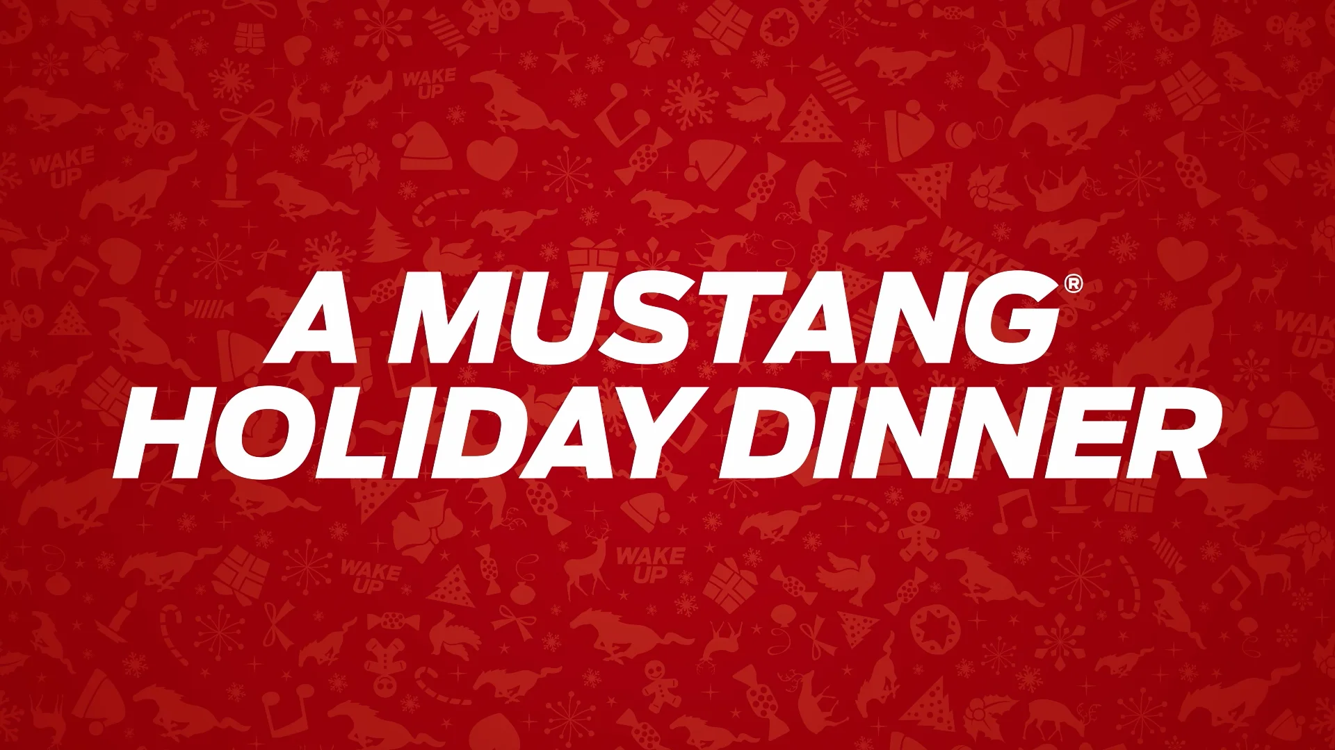 A Mustang Holiday Dinner on Vimeo