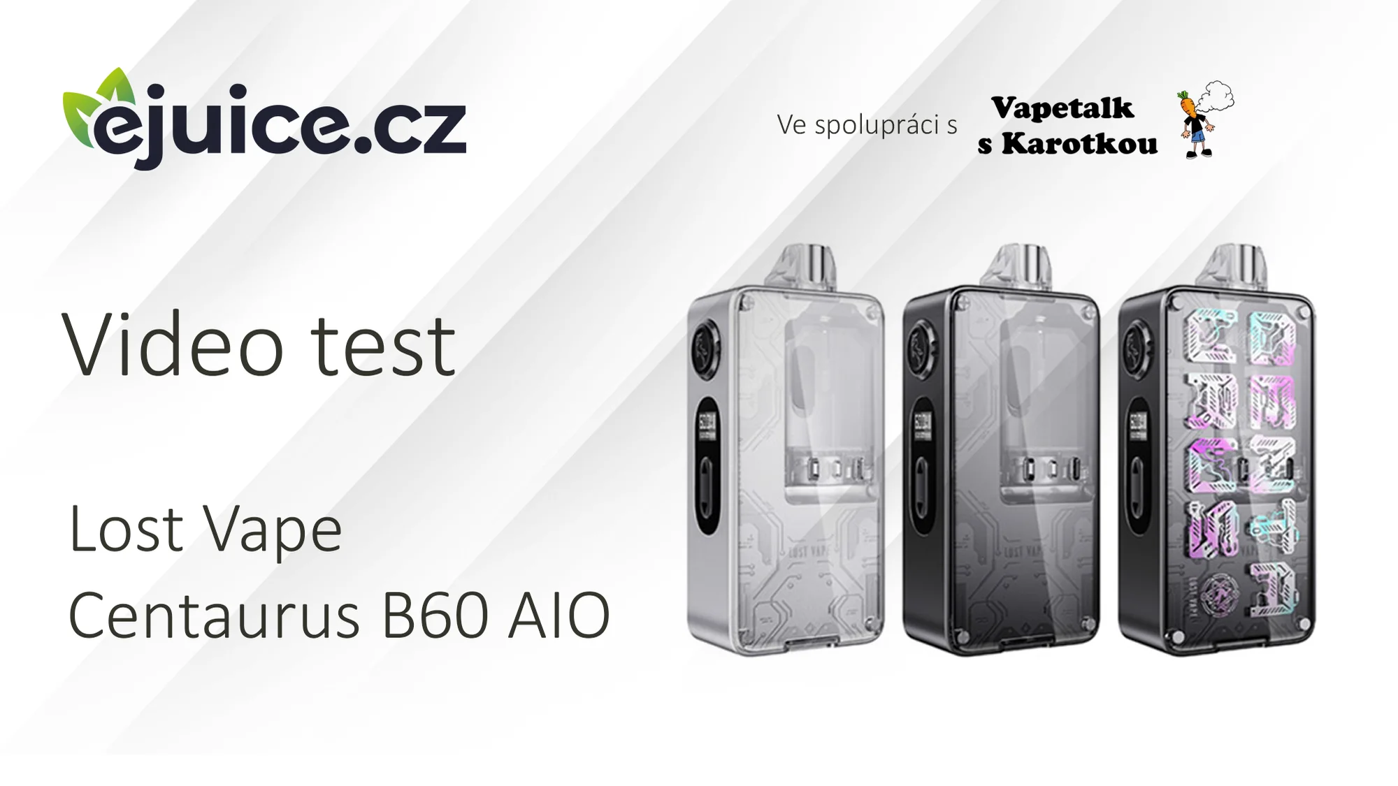 Lost Vape Centaurus B60 AIO Kit - video test (CZ) on Vimeo