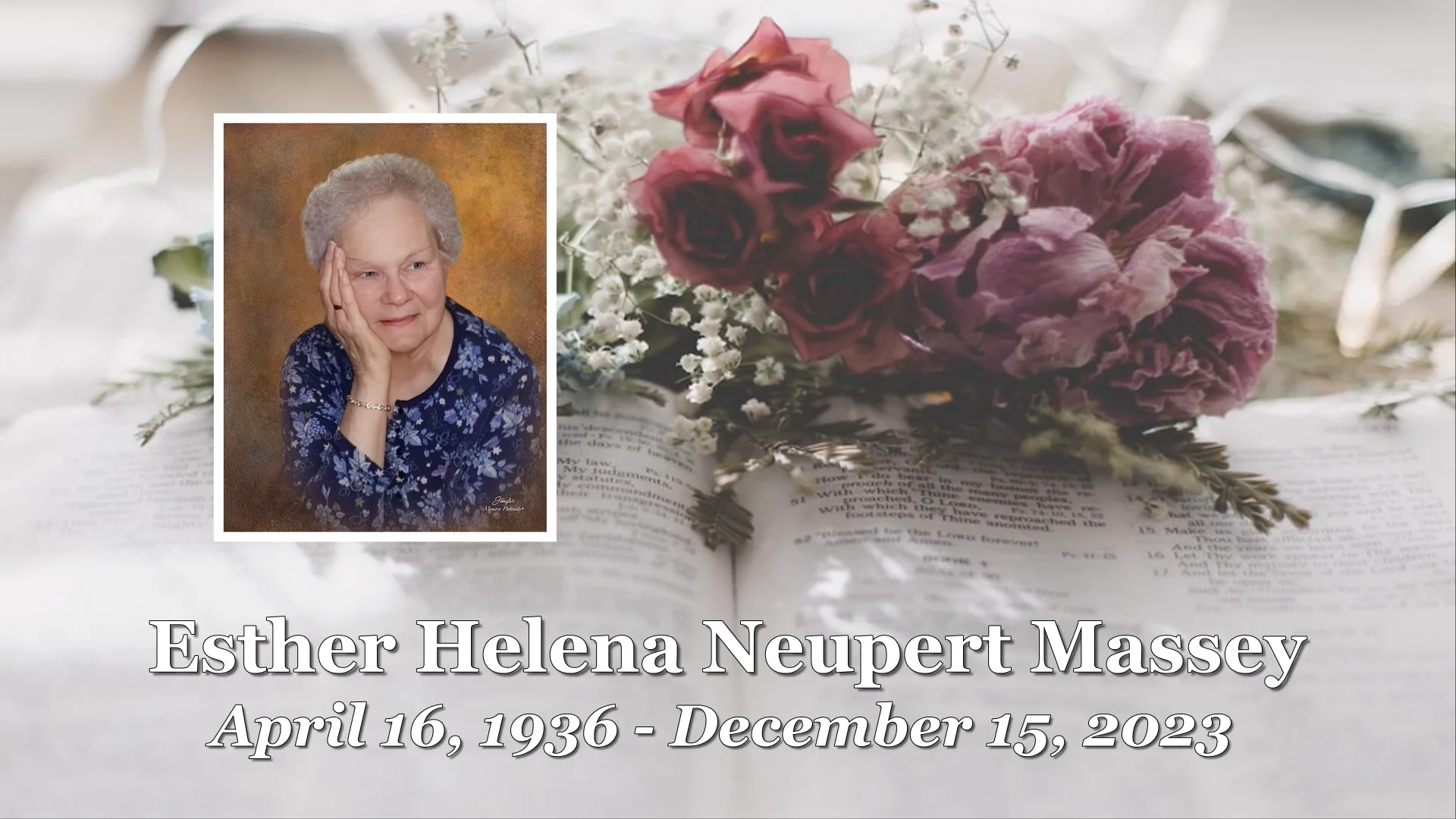 Esther Helena Neupert Massey - Morgan & Nay Esther Massey on Vimeo