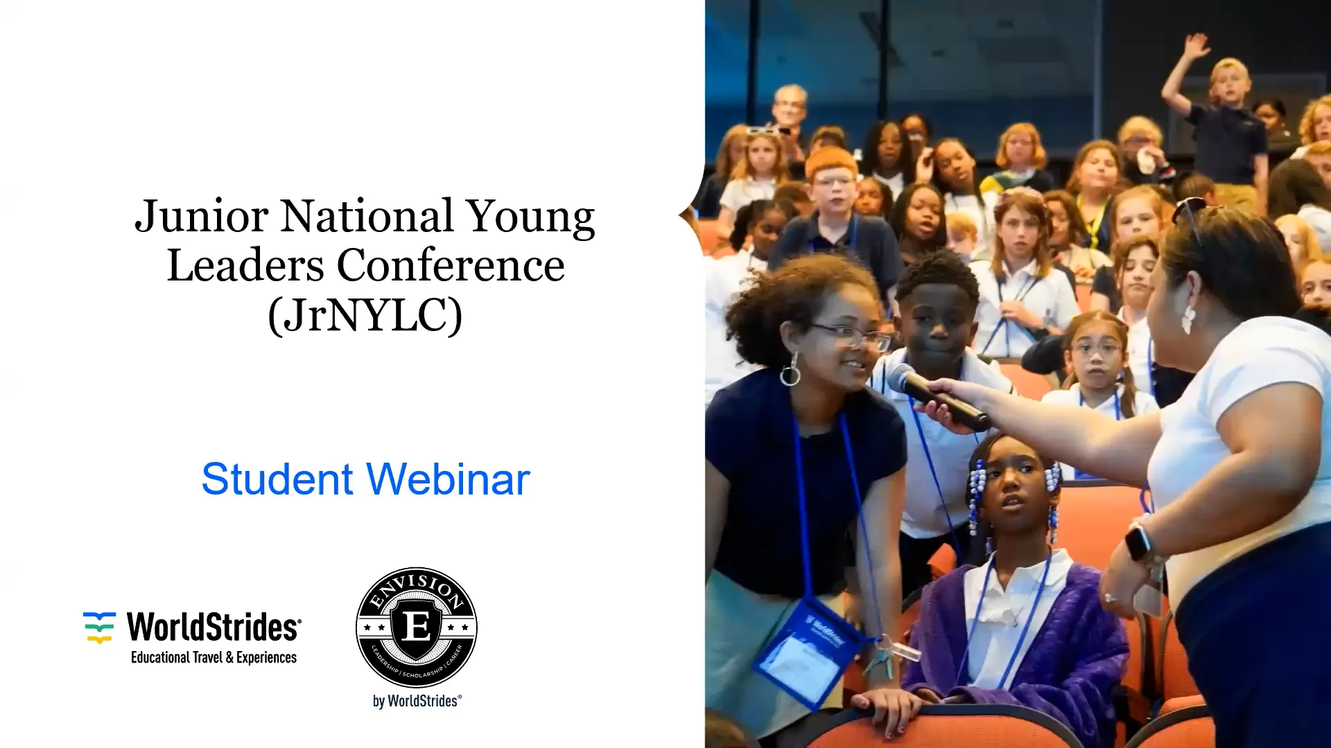 The Junior National Young Leaders Conference Informational Session