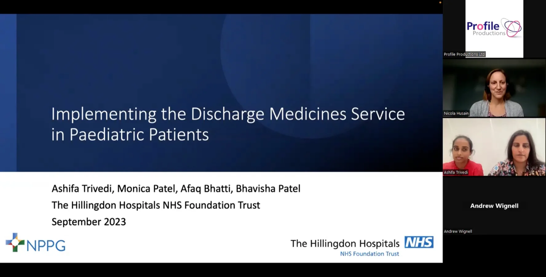 BSL Implementing Discharge Medicines Service in Paediatric Patients on ...
