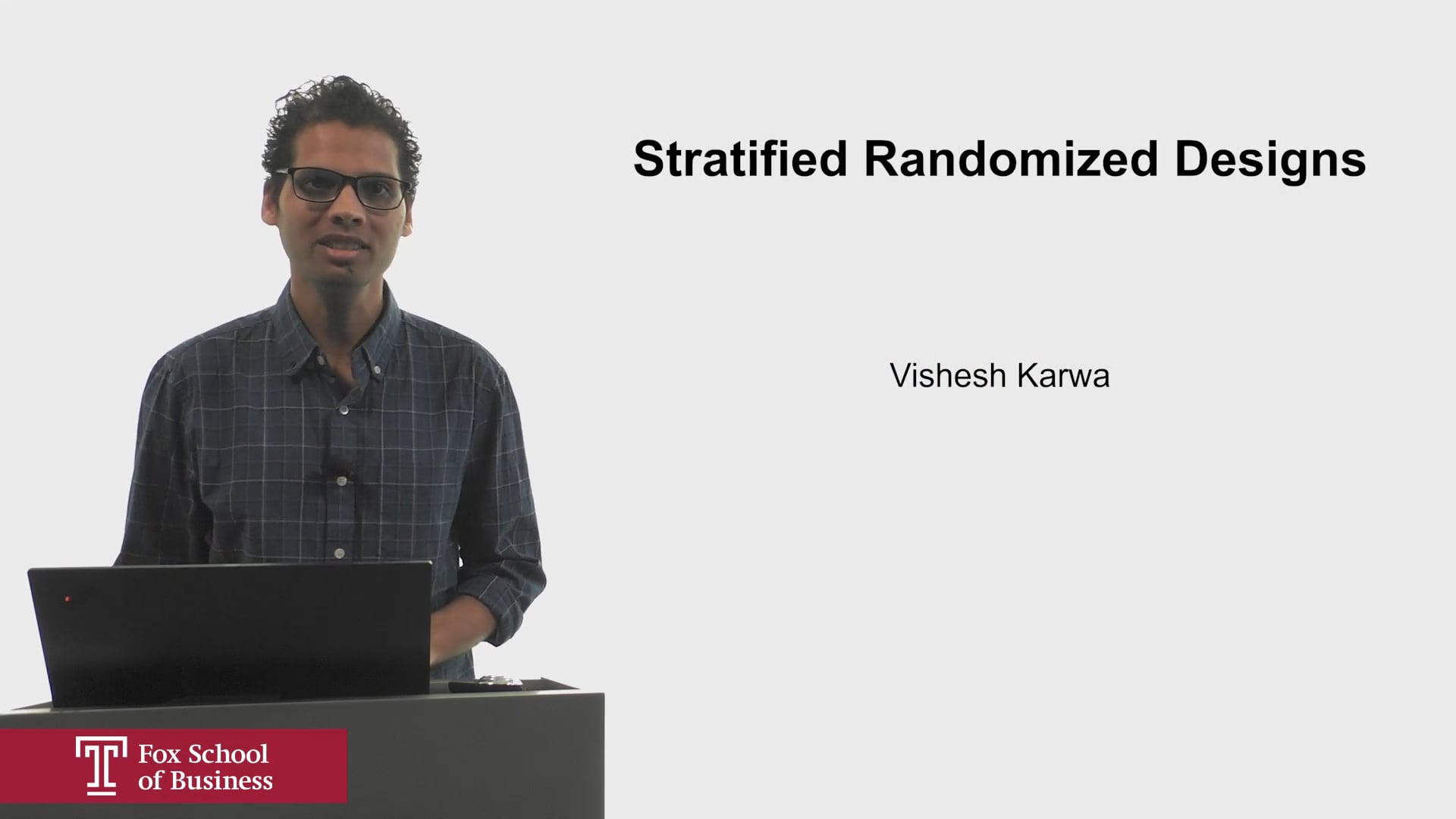 Stratified Randomized Design | Video Vault