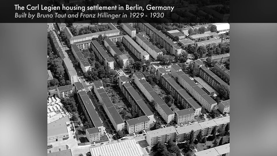 How did the government try to solve the housing crisis during the Weimar Republic? on Vimeo