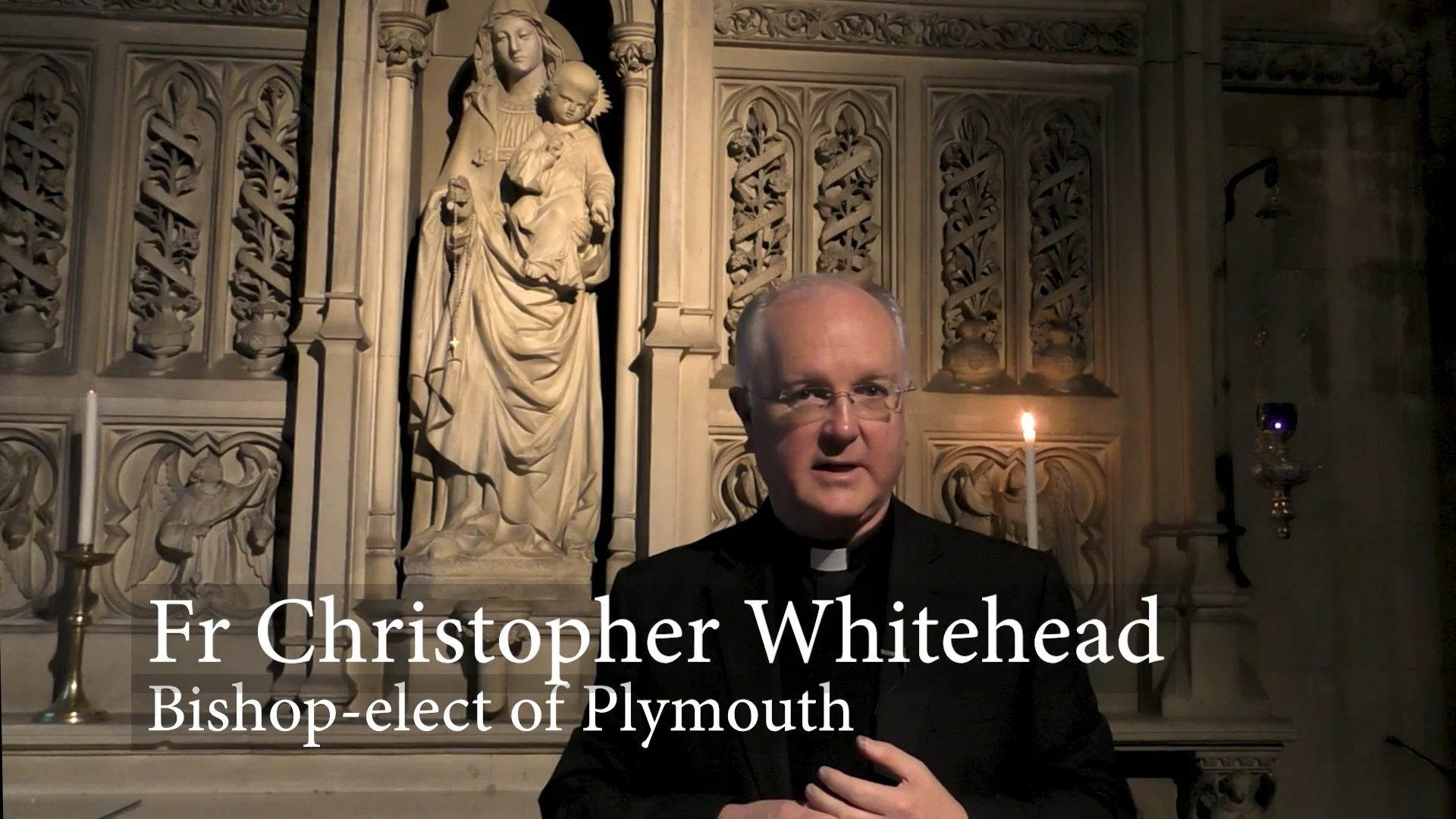 Fr Christopher Whitehead Christmas message for Plymouth Diocese on Vimeo