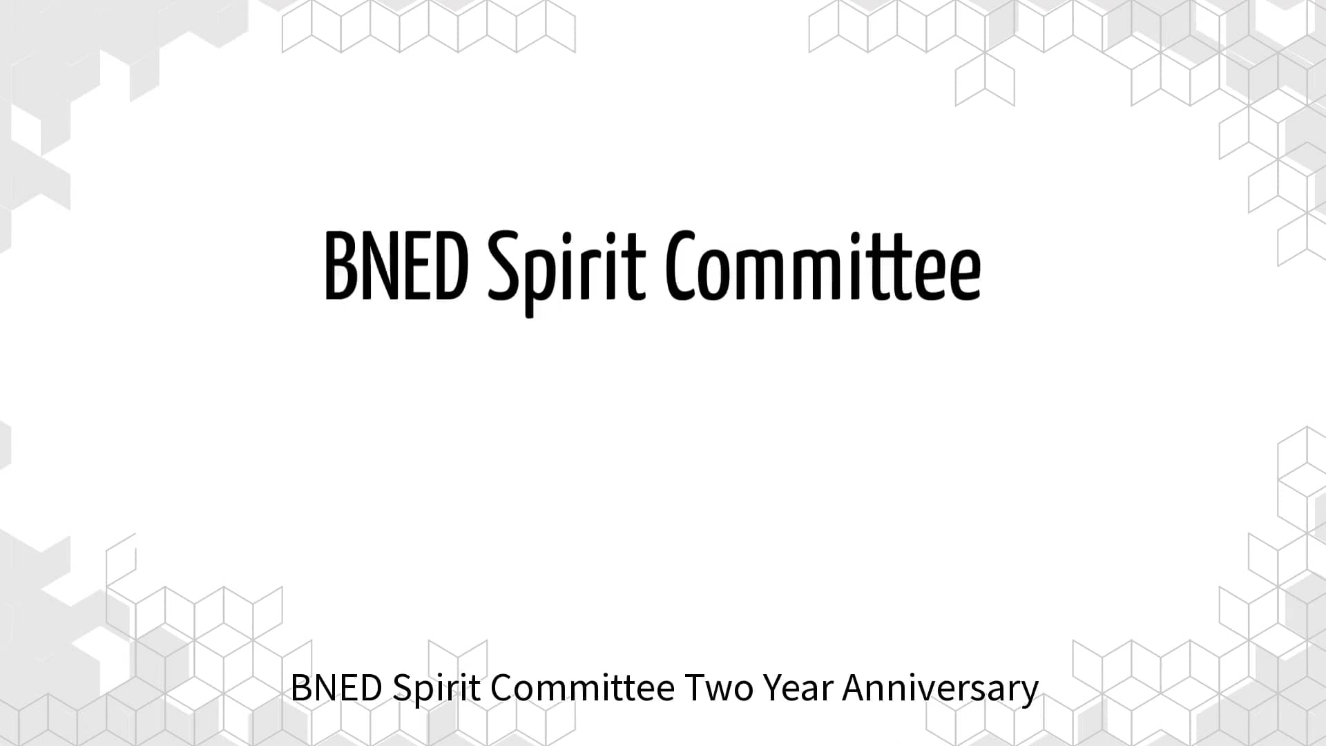 Spirit Committee Two Year Anniversary on Vimeo