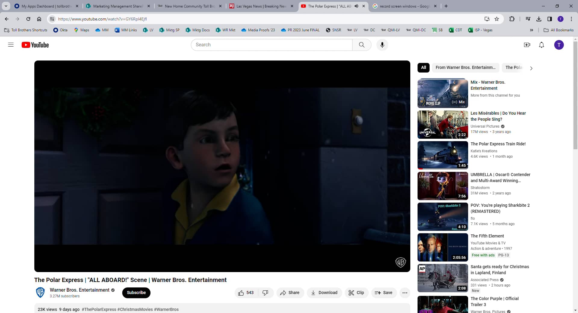 The Polar Express _ _ALL ABOARD!_ Scene _ Warner Bros. Entertainment ...