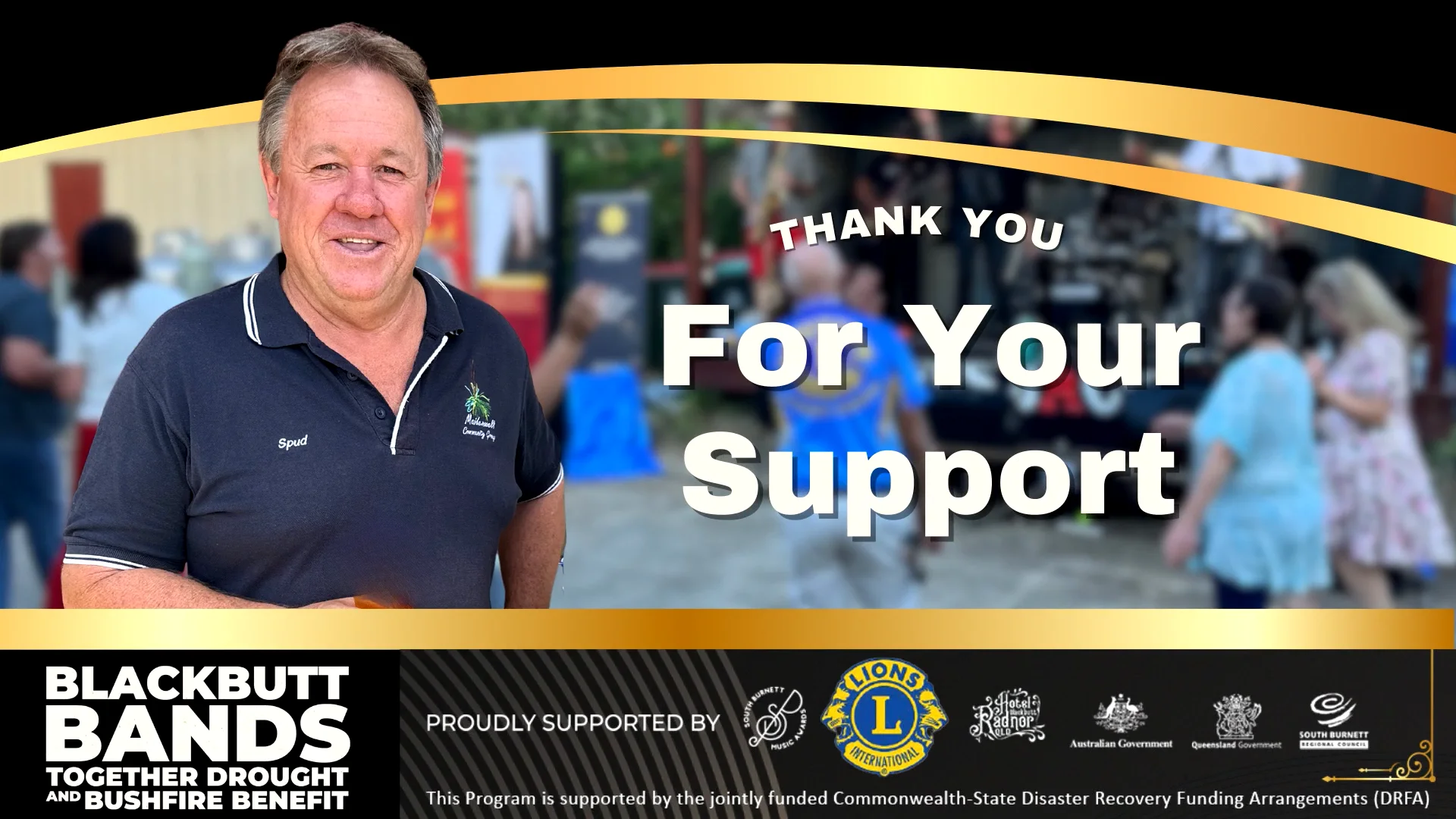 Cr Gavin (Spud) Jones Thank you on Vimeo