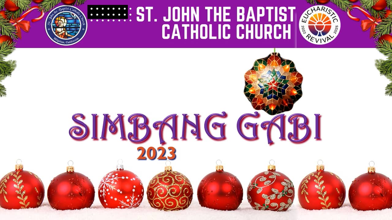 Simbang Gabi | 6th Night | Dec. 20, 2023 on Vimeo