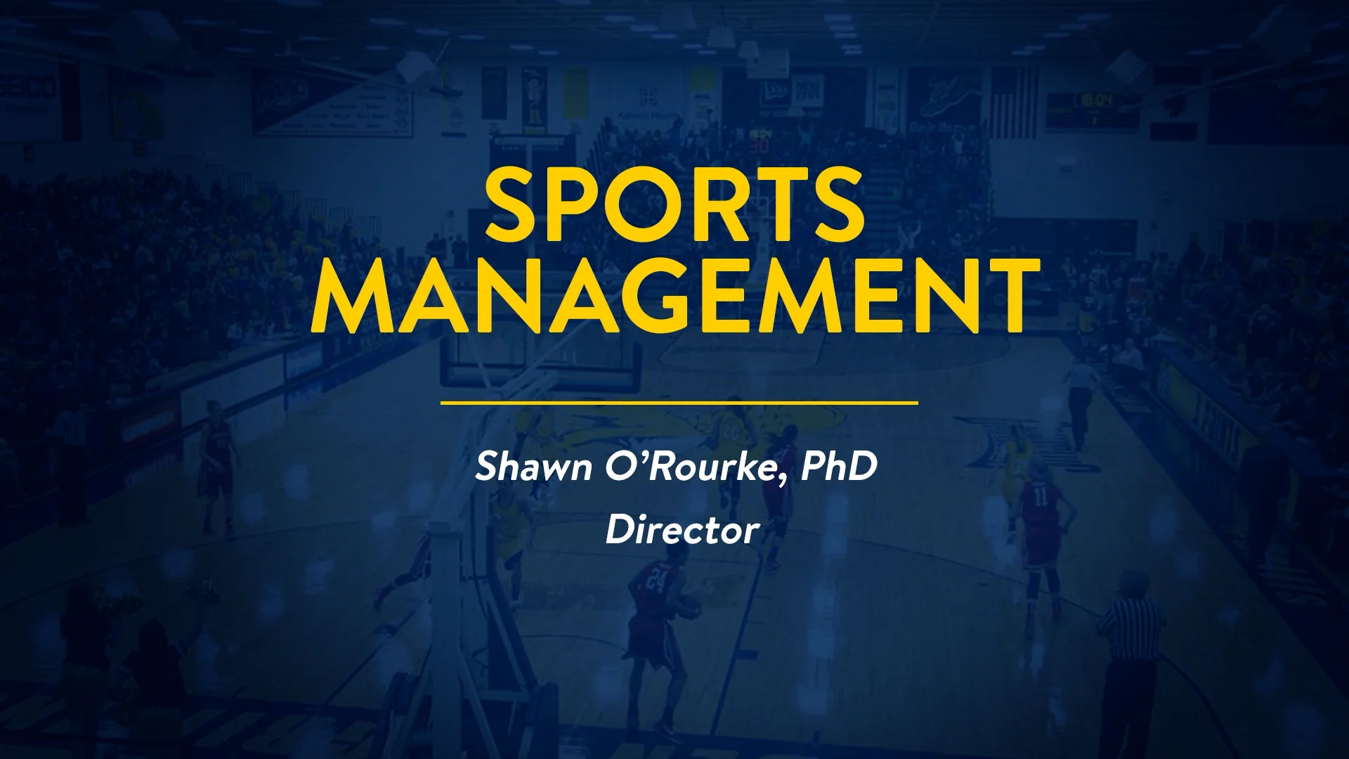 Sports Management on Vimeo