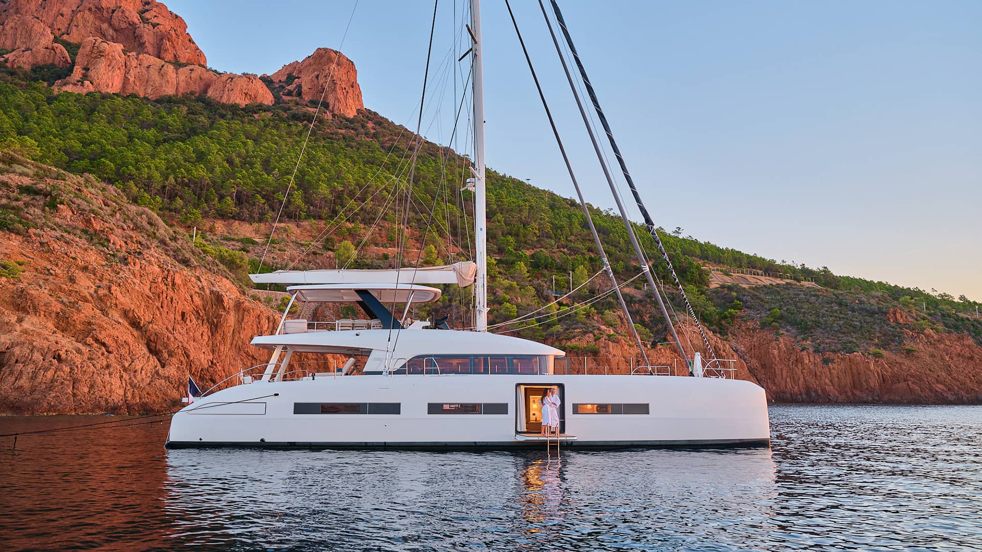 SYLENE Lagoon Seventy 7 - LUXURY CHARTER CATAMARAN on Vimeo