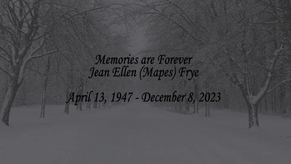 Jean Ellen Frye on Vimeo