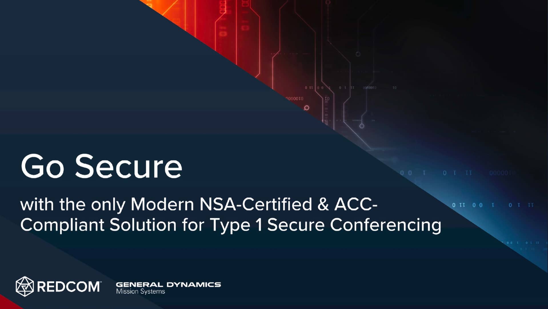 Go Secure with the only Modern NSA-Certified & ACC-Compliant Solution ...