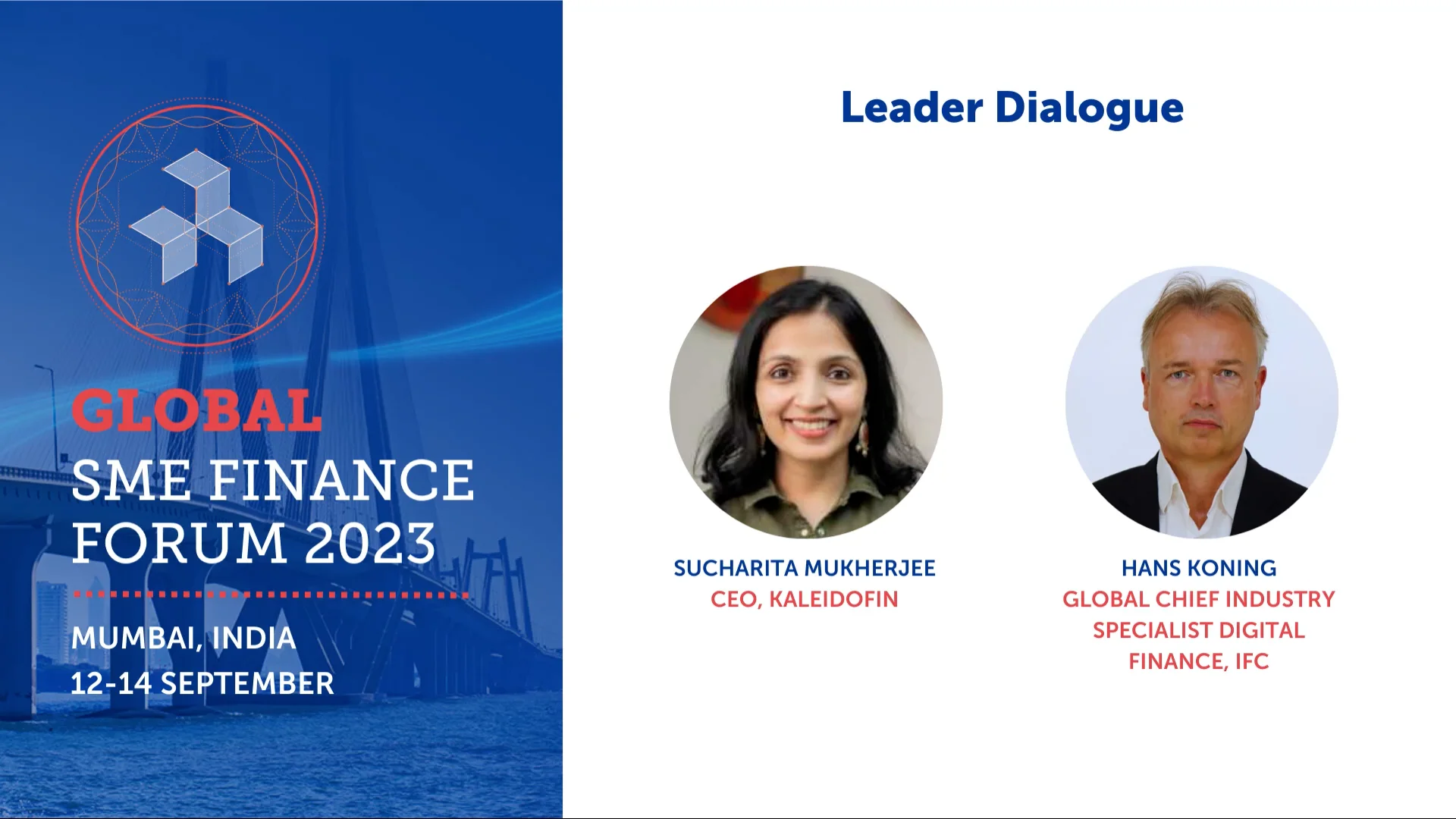 SME Finance Forum Leader Dialogue: Sucharita Mukherjee, Co-founder ...