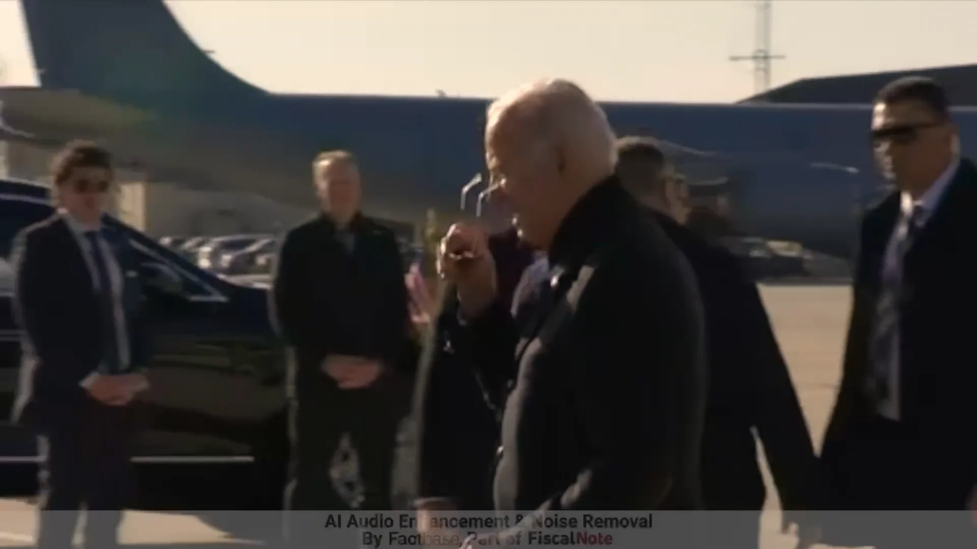 Press Gaggle: Joe Biden Speaks to Reporters After Air Force One Arrival ...