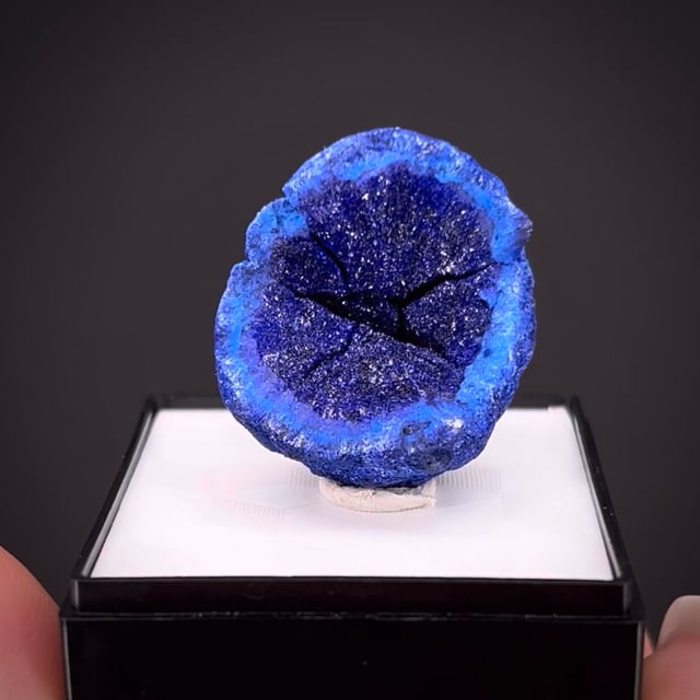 Azurite crystals in Azurite concretion - SCH-528 - Mikheevskoe - Russia ...