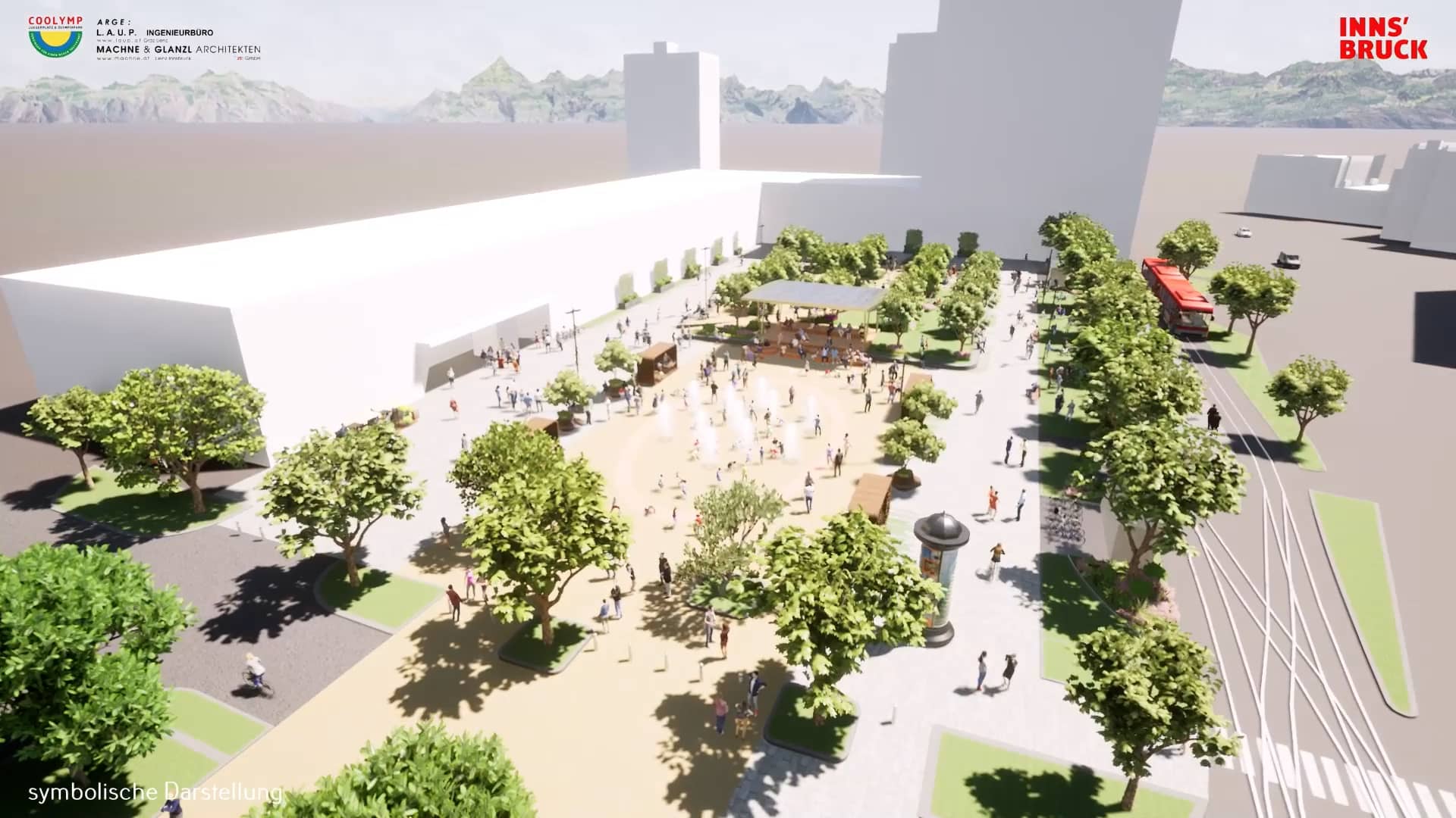 COOLYMP Visualisierung DDr.-Alois-Lugger-Platz on Vimeo