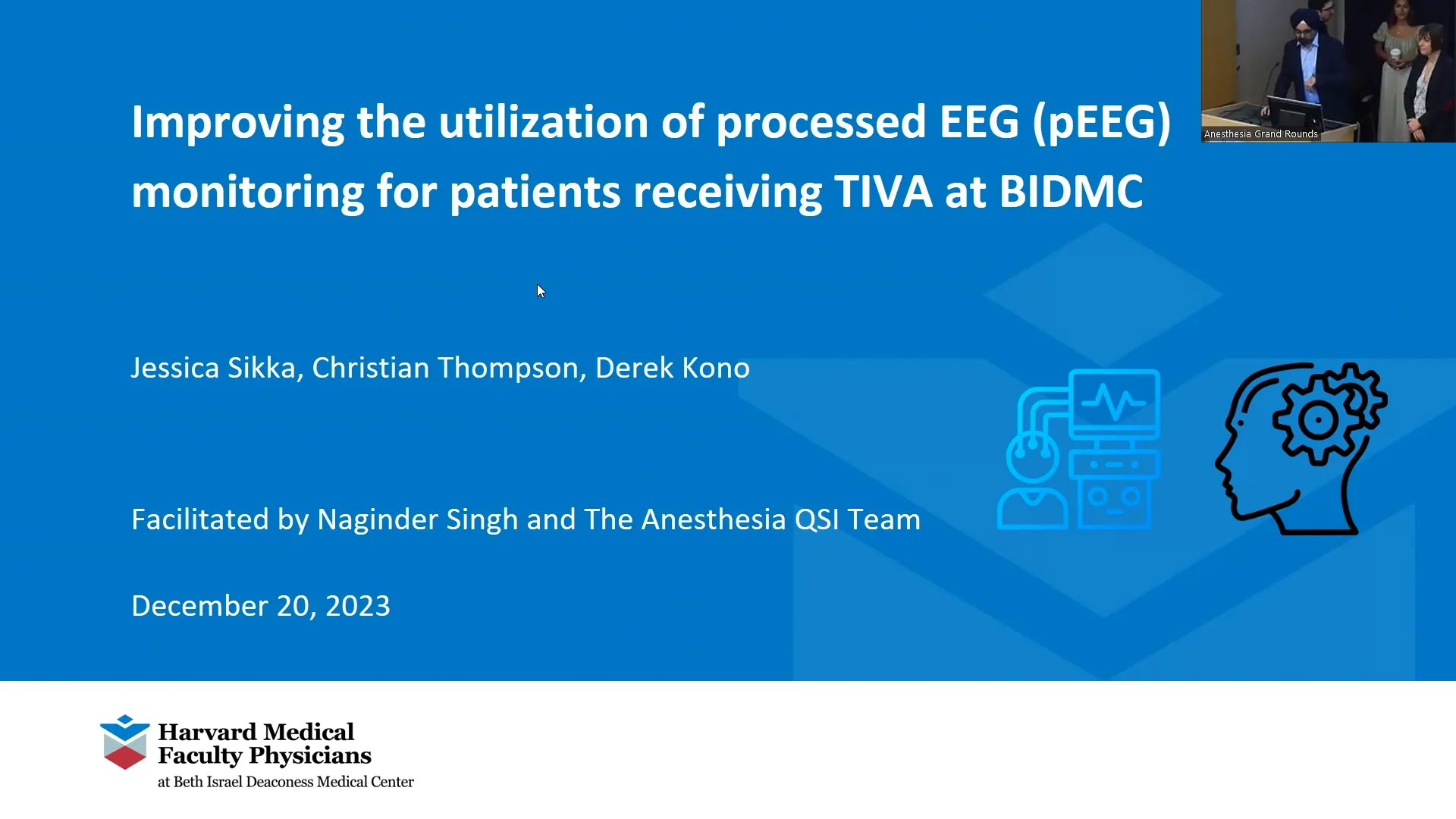 20231220 BIDMC Anesthesia Grand Rounds on Vimeo