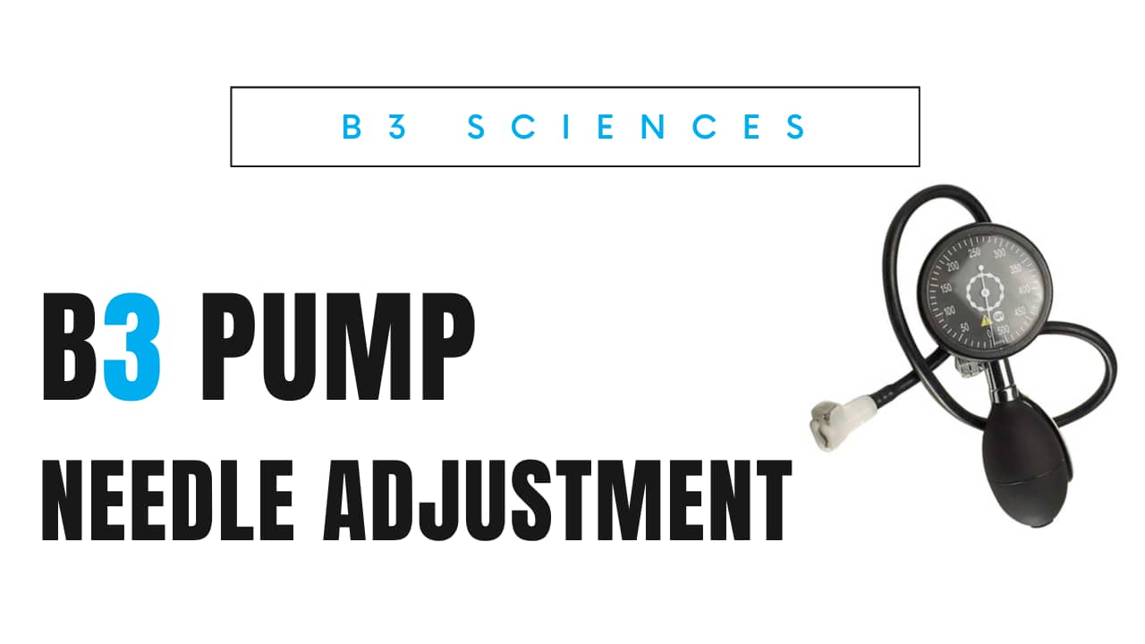 B3 Pump - Needle Adjustment on Vimeo