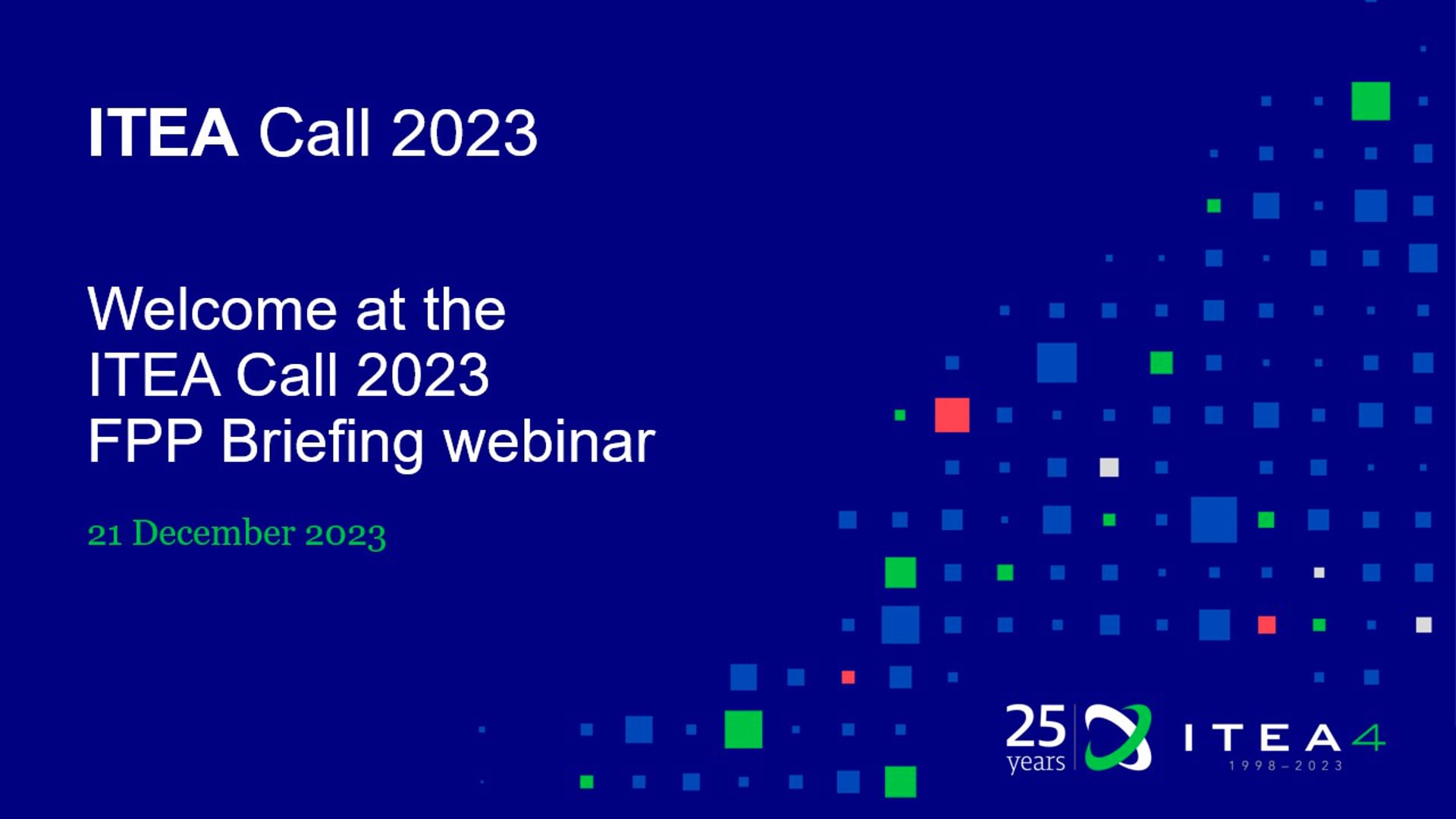 ITEA 4 · Article · FPP Briefing webinar - ITEA Call 2023