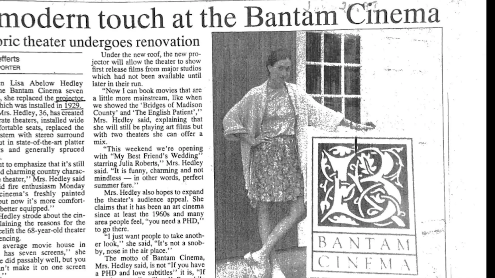 Bantam Cinema and Arts Center_ A Documentary