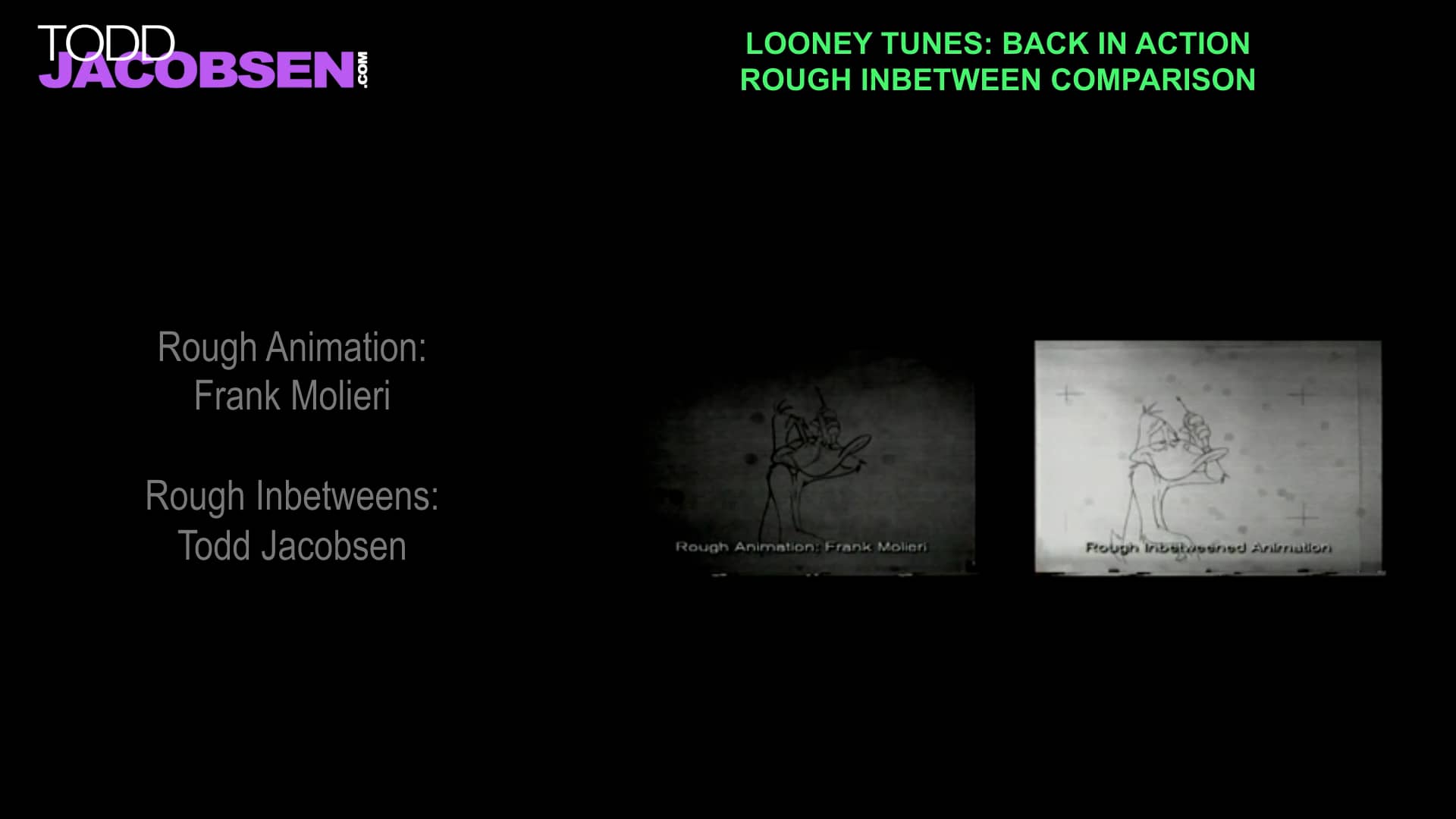 Todd Jacobsen - Back in Action (Rough Inbetween Comparison 5) on Vimeo