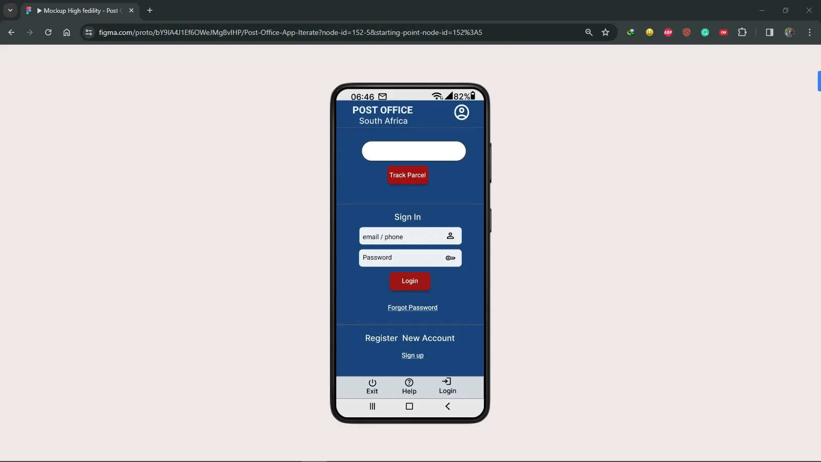 My UX Design Post Office App Demo on Vimeo