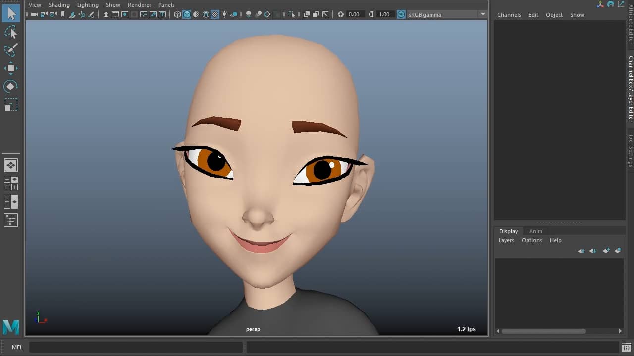angie free character rig for maya on Vimeo