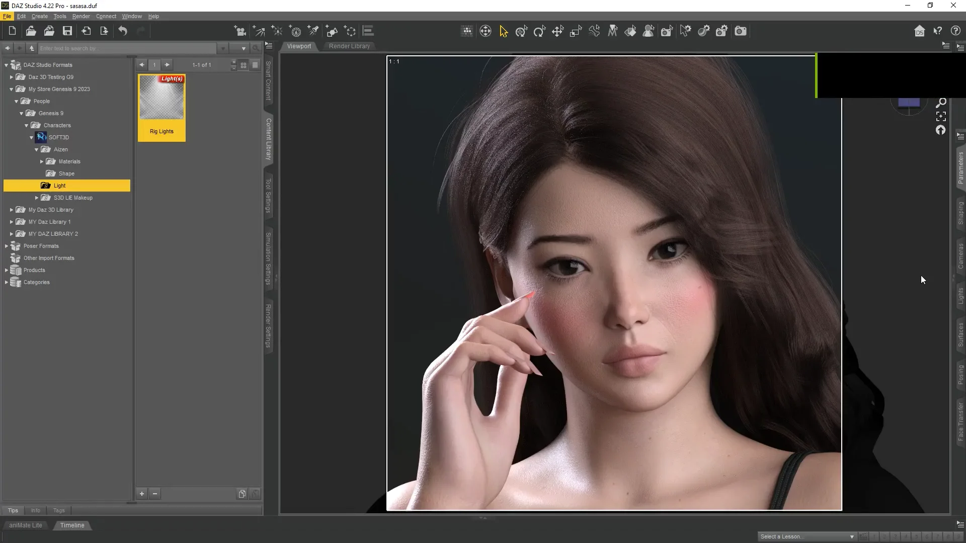 Aizen for Genesis 9 Daz Content on Vimeo
