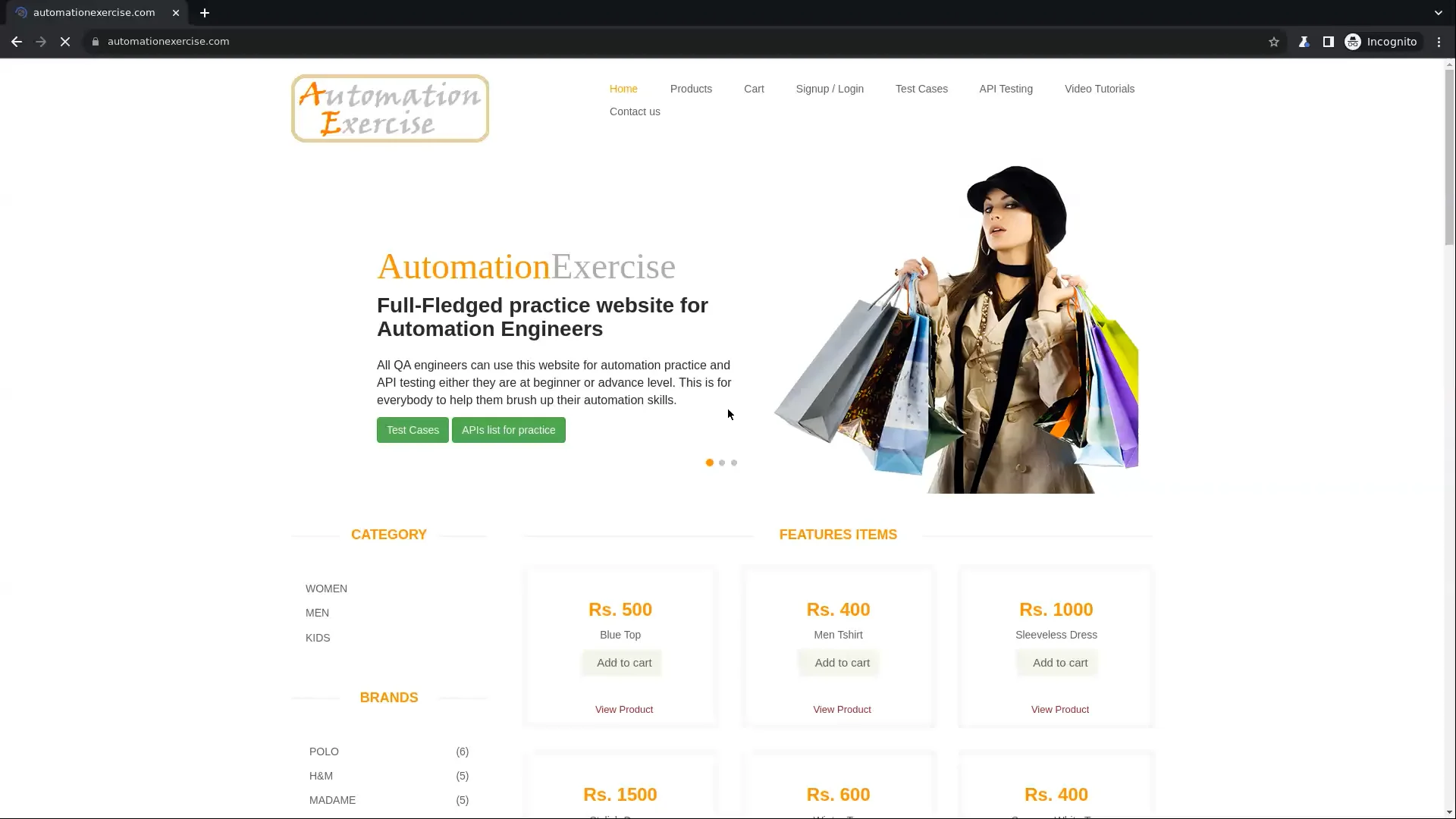 Automation exercise on Vimeo