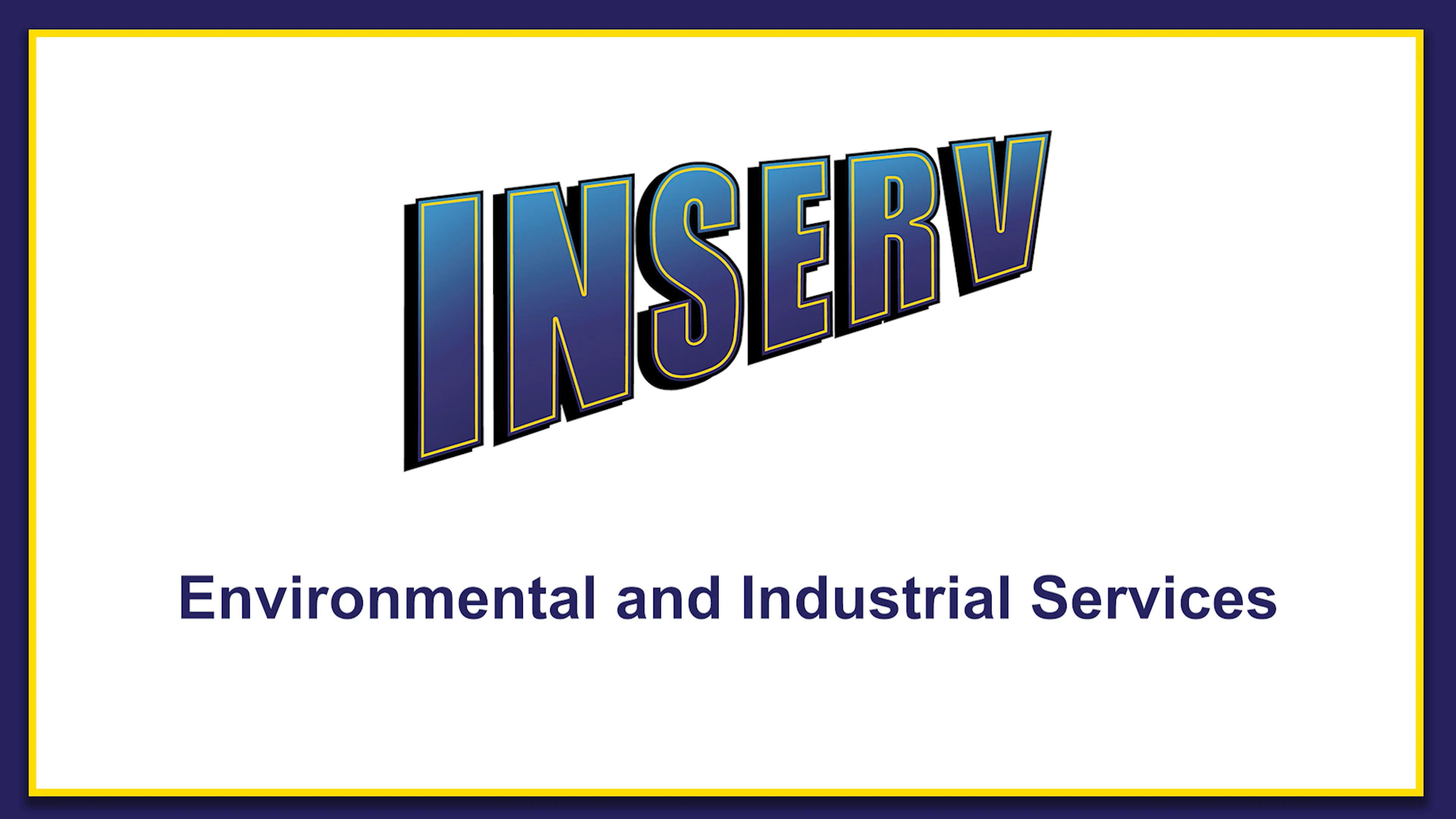 INSERV | Environmental and Industrial Services First Draft on Vimeo