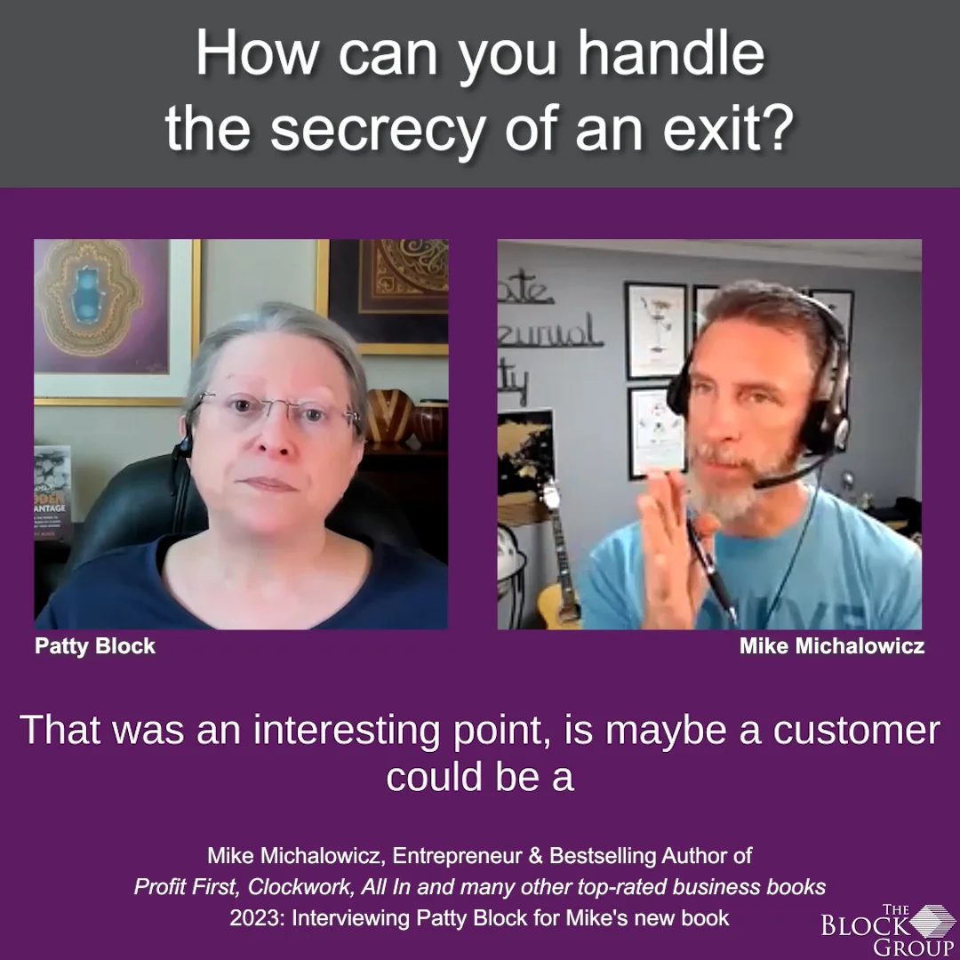 14. How can you handle the secrecy of an exit? on Vimeo
