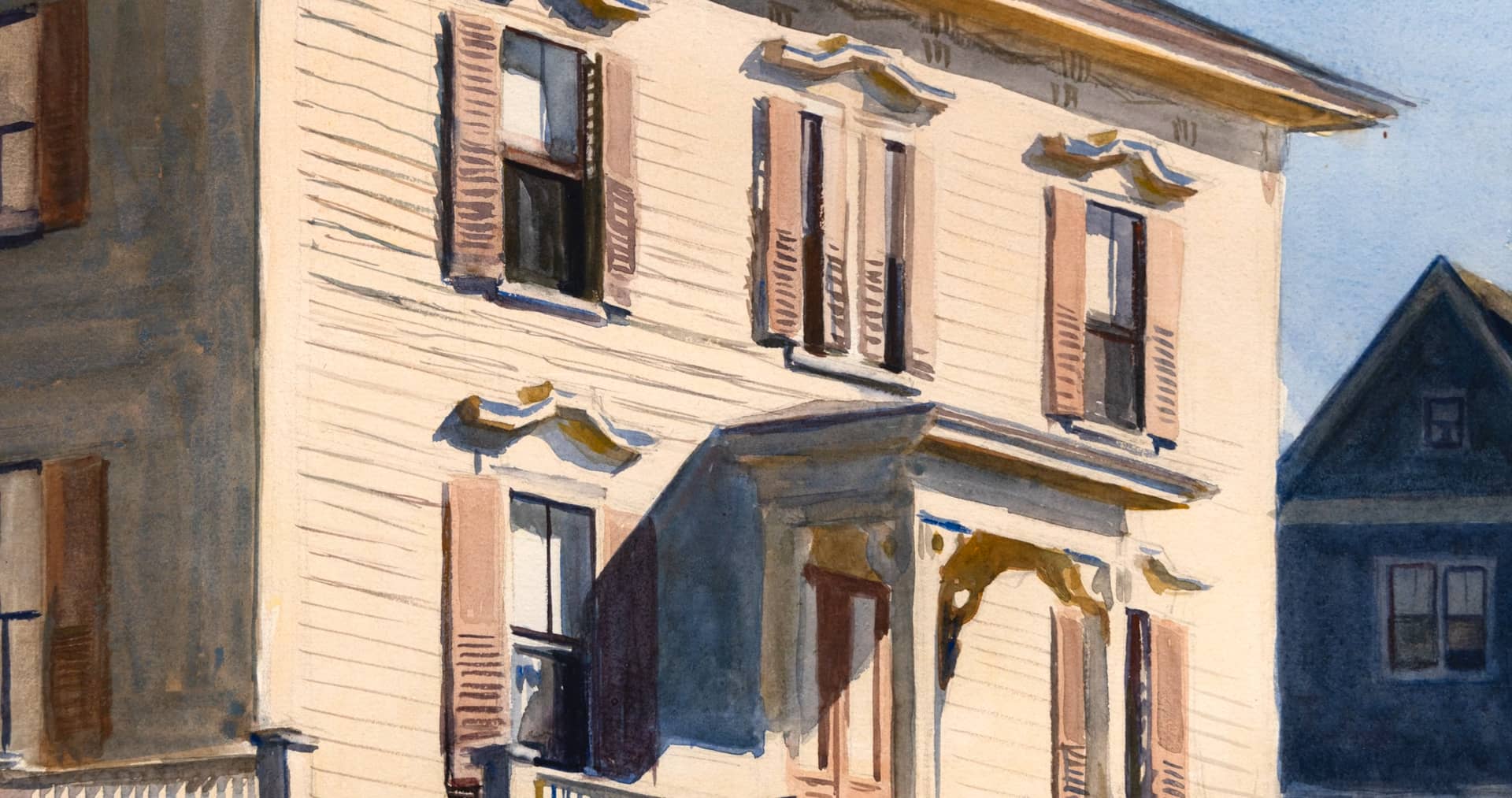 Edward Hopper - Houses on a Hill, 1926 or 1928 on Vimeo