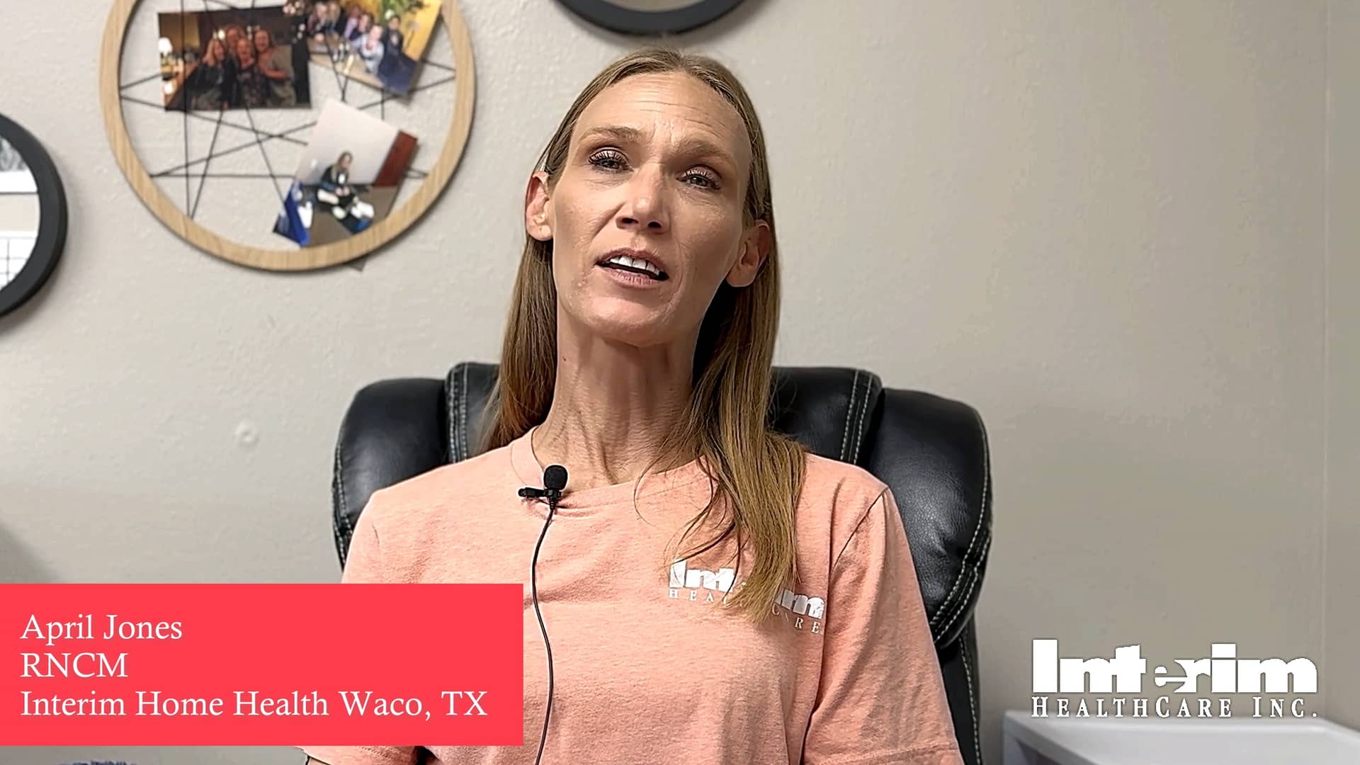 April Jones - RNCM - Interim Home Health Waco, TX on Vimeo