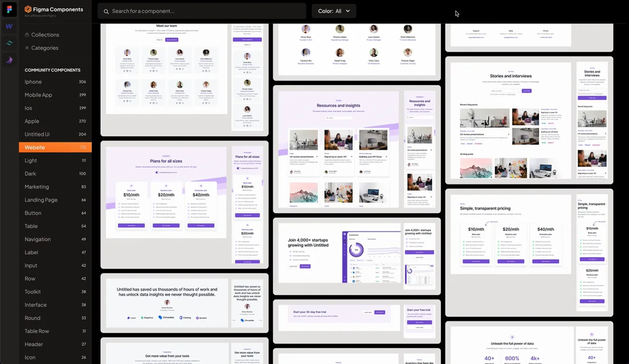 Figma Component Copy Paste Functionality Demo on Vimeo