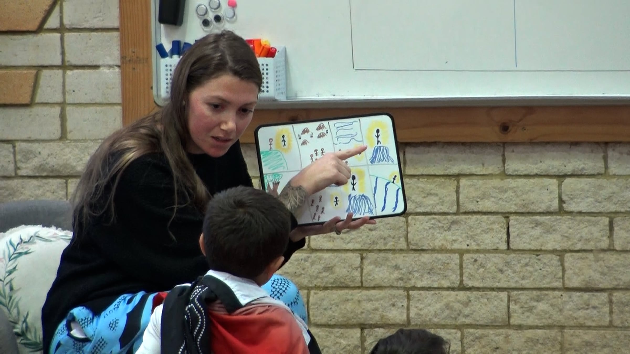 Ellie teaching class