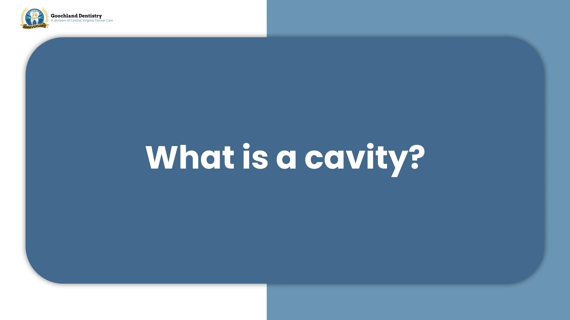 What is a cavity on Vimeo