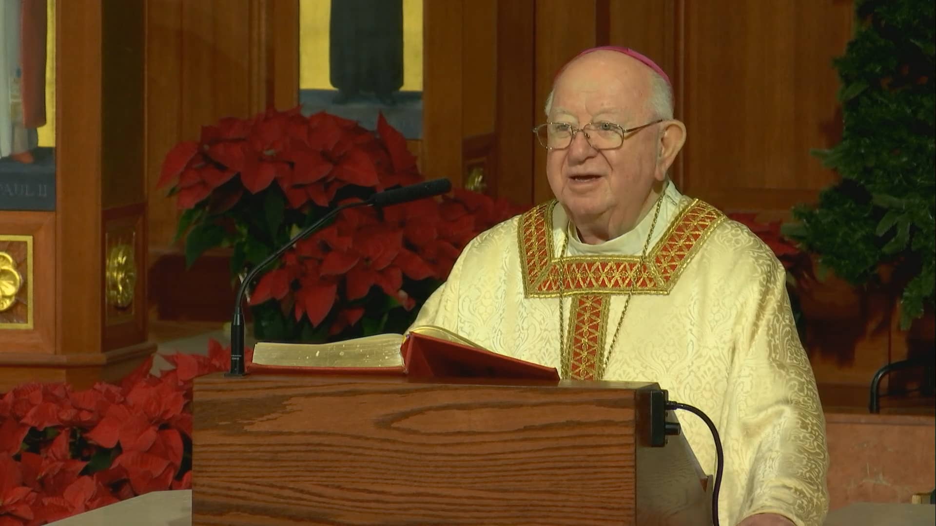 Mass on the Solemnity of the Blessed Virgin Mary, the Mother of God from St. Agnes Cathedral on ...