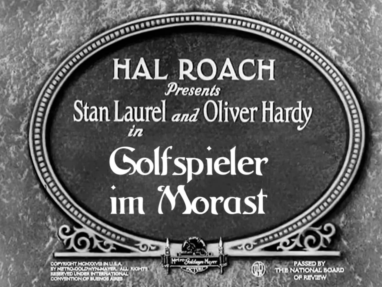 Laurel & Hardy - Golfspieler im Morast / Should Married Men Go Home on ...