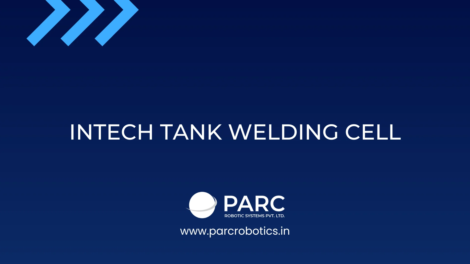 Intech Tank Welding Cell on Vimeo