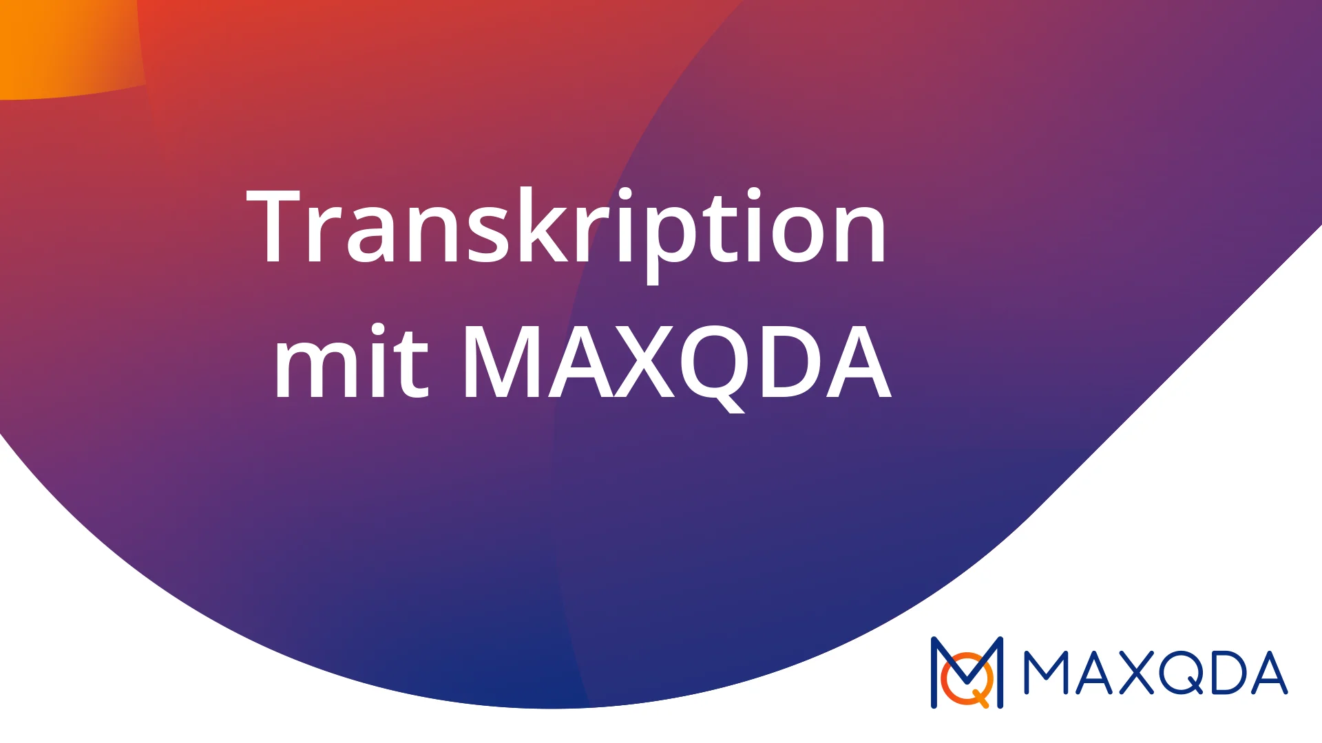 Transkription mit MAXQDA on Vimeo