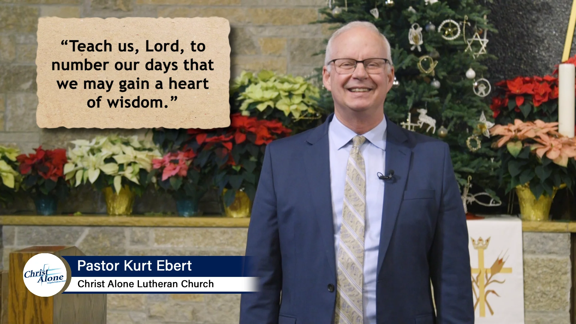 Redeeming Our Time Here - A Thought for the Week from Christ Alone ...