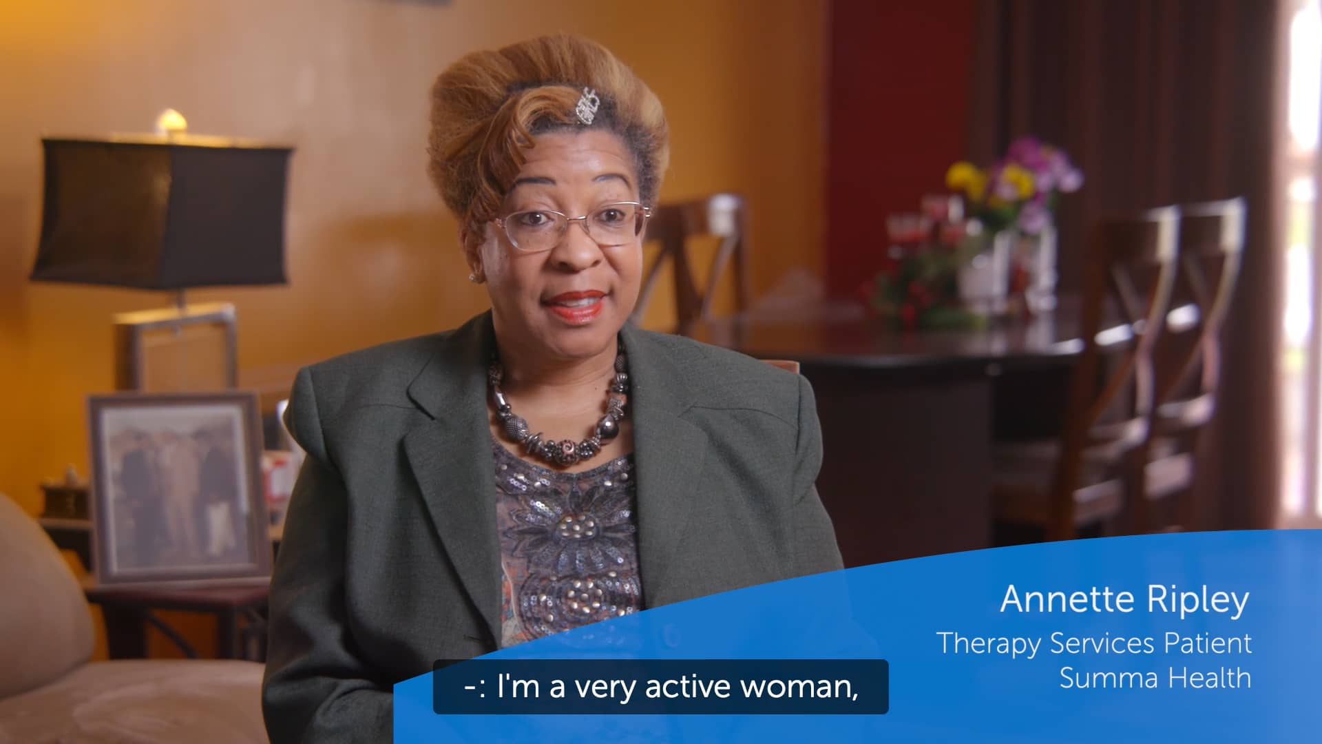 Annette Ripley - Therapy Services Patient | Summa Health (with captions ...
