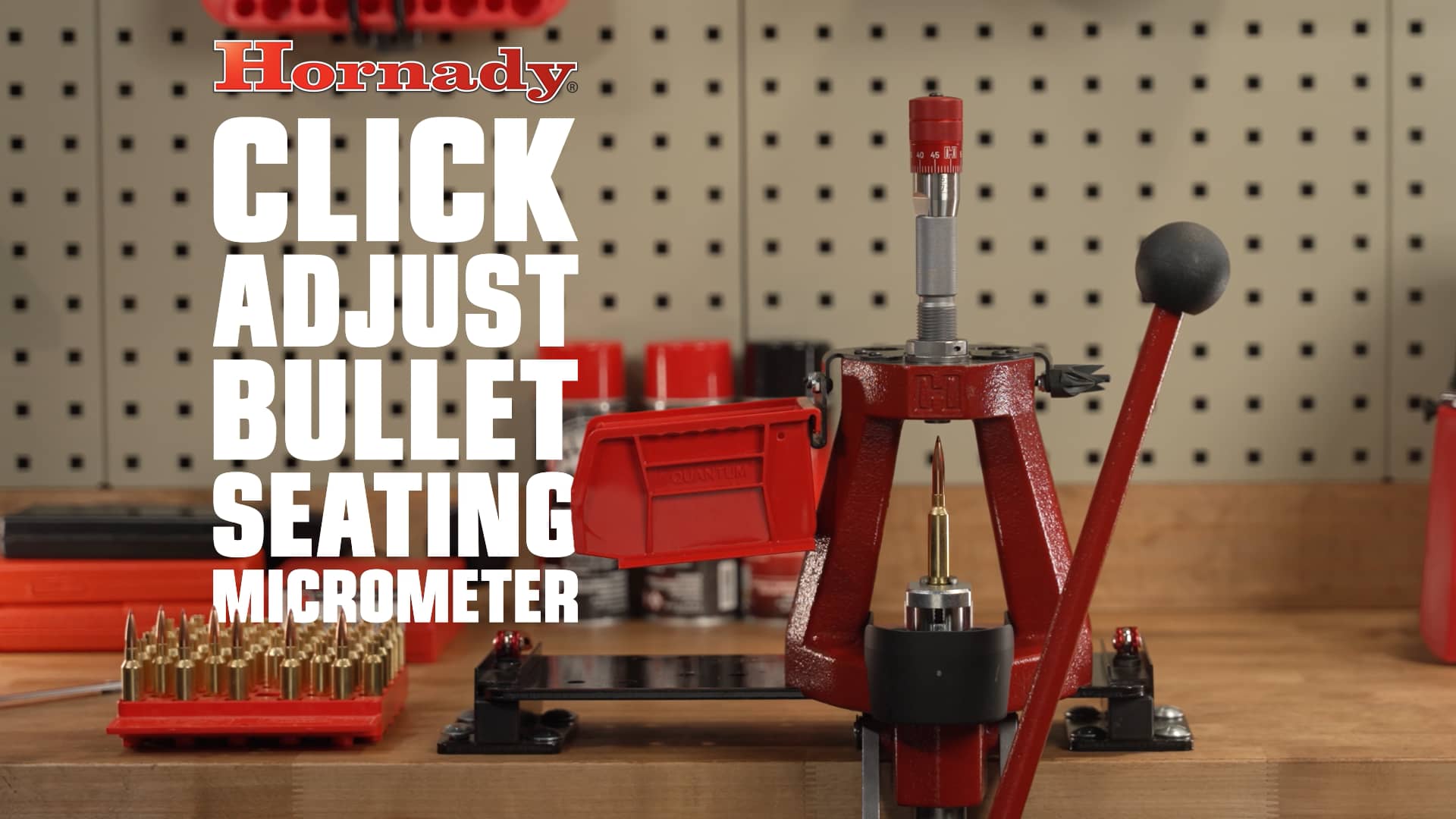 Click-Adjust Bullet Seating Micrometer :15 Second on Vimeo