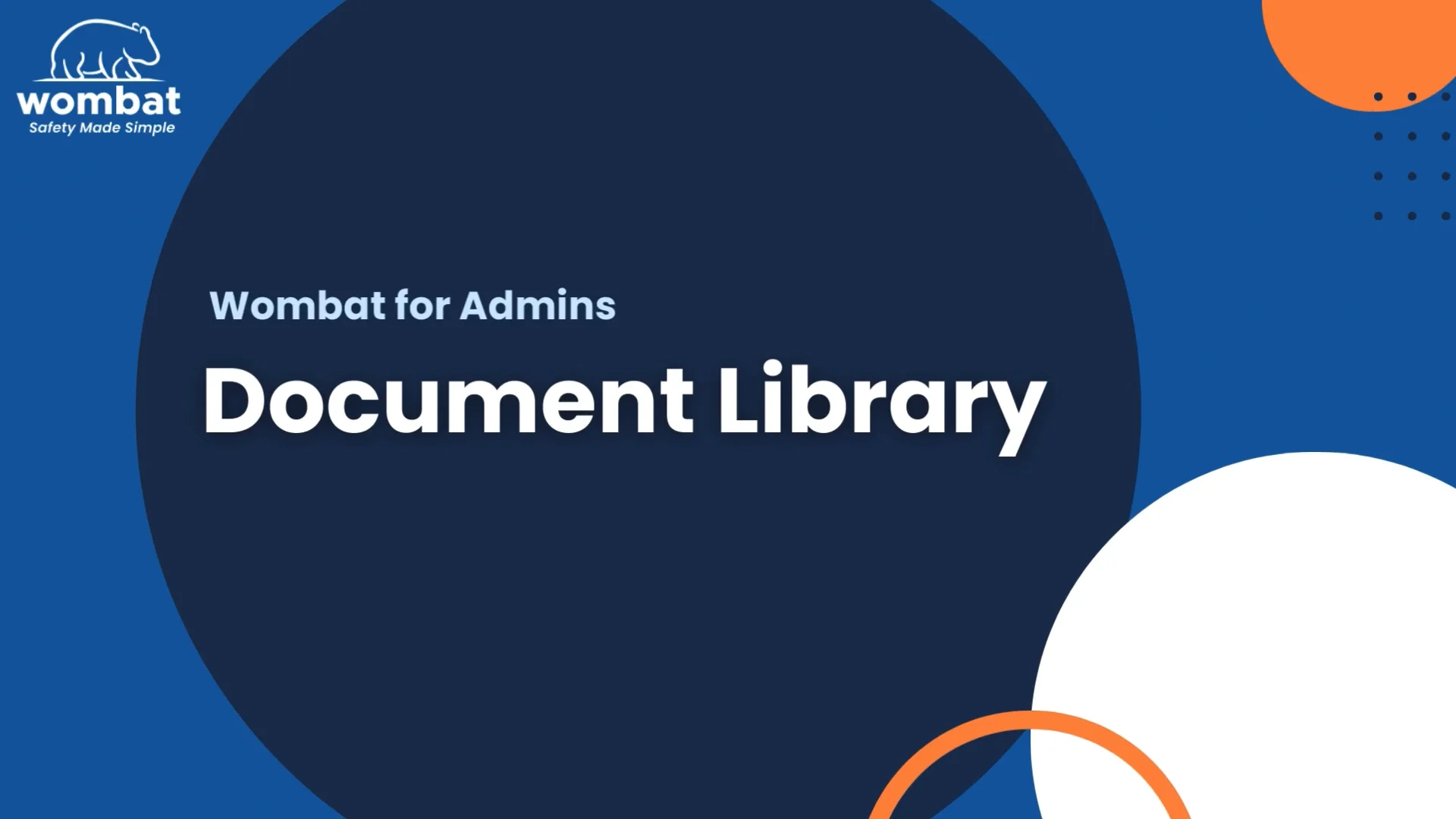 Document Library Overview: Wombat for Admins on Vimeo