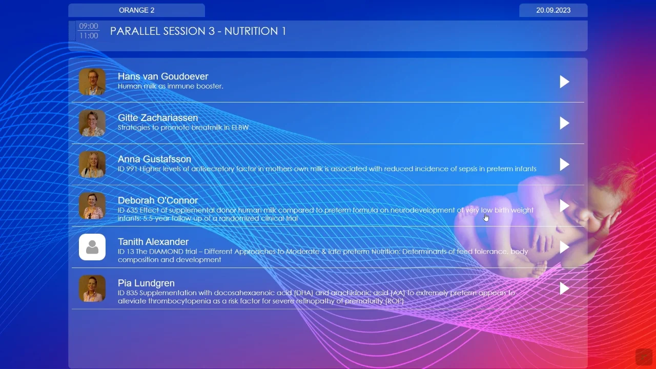 Parallel Session 3 - Nutrition 1 (Oramge 2)