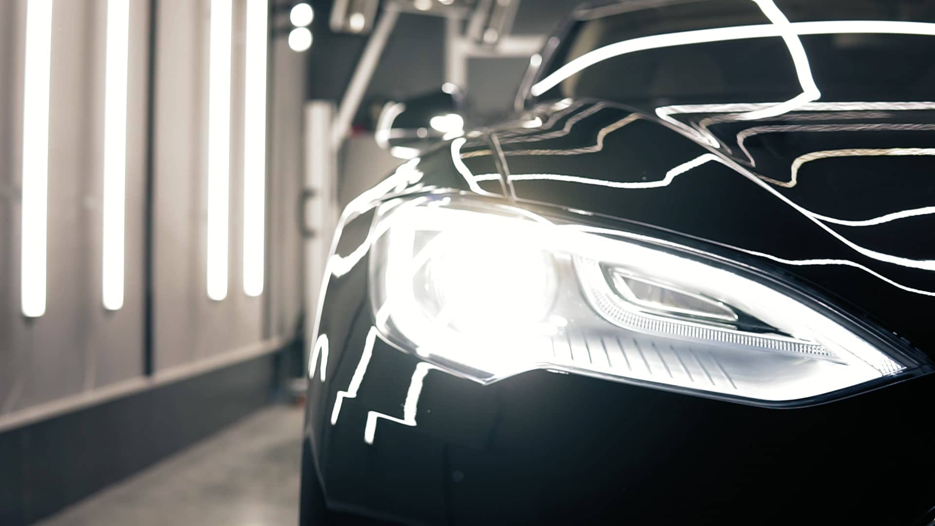 stunning-new-car-from-the-autocenter-with-bright-lights-on-SBV ...