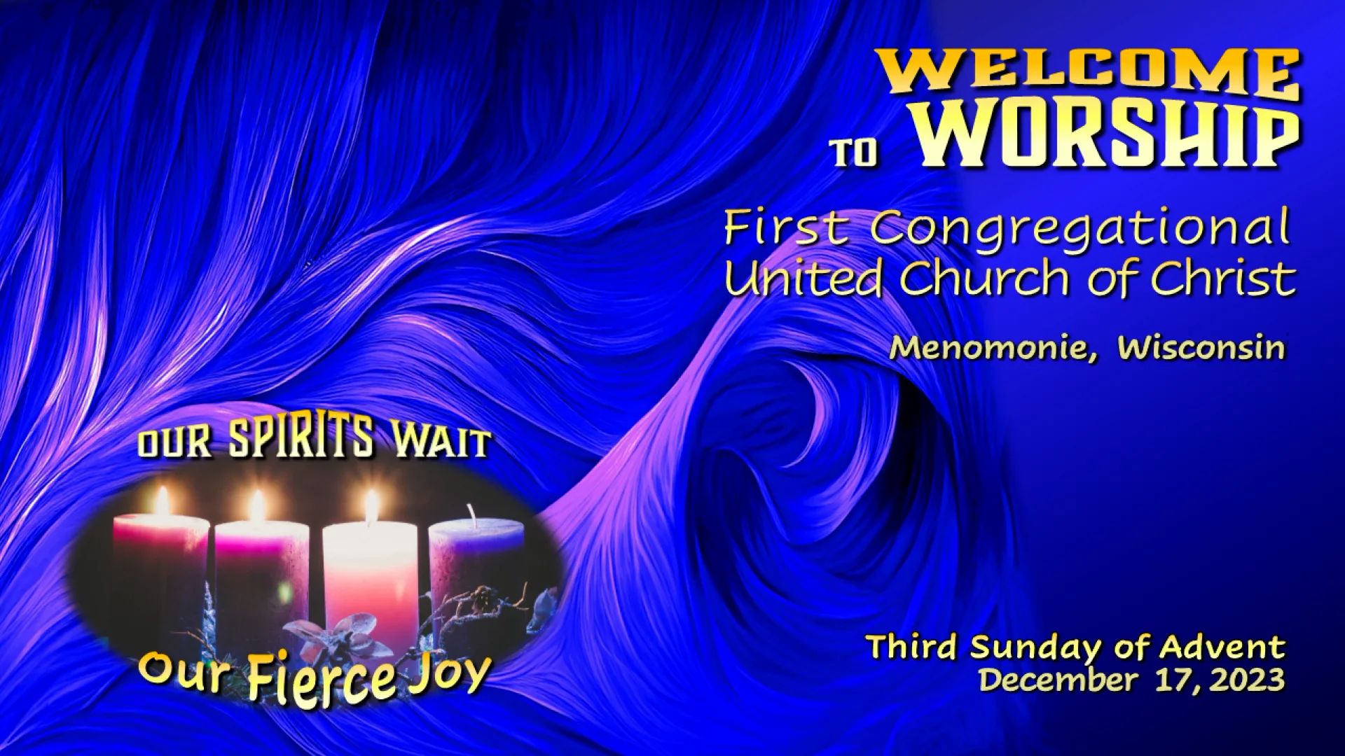 Sunday Worship Livestream on Vimeo