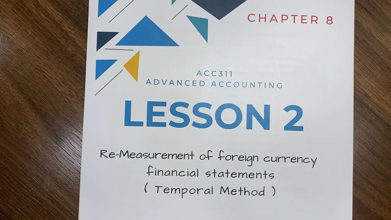 ACC311 Chapter 8 Lesson 2 on Vimeo