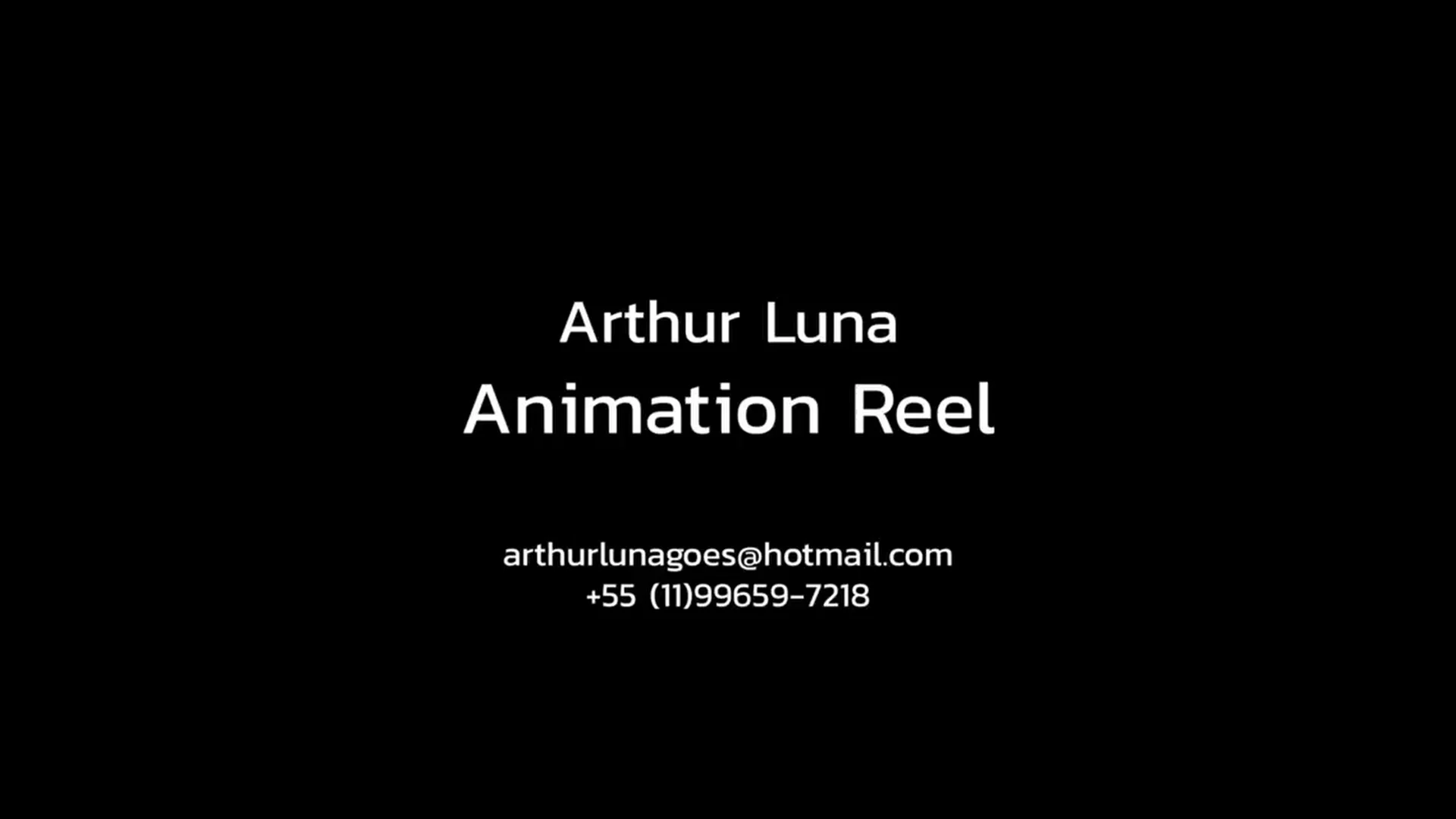Arthur Luna - Animation Demo Reel on Vimeo